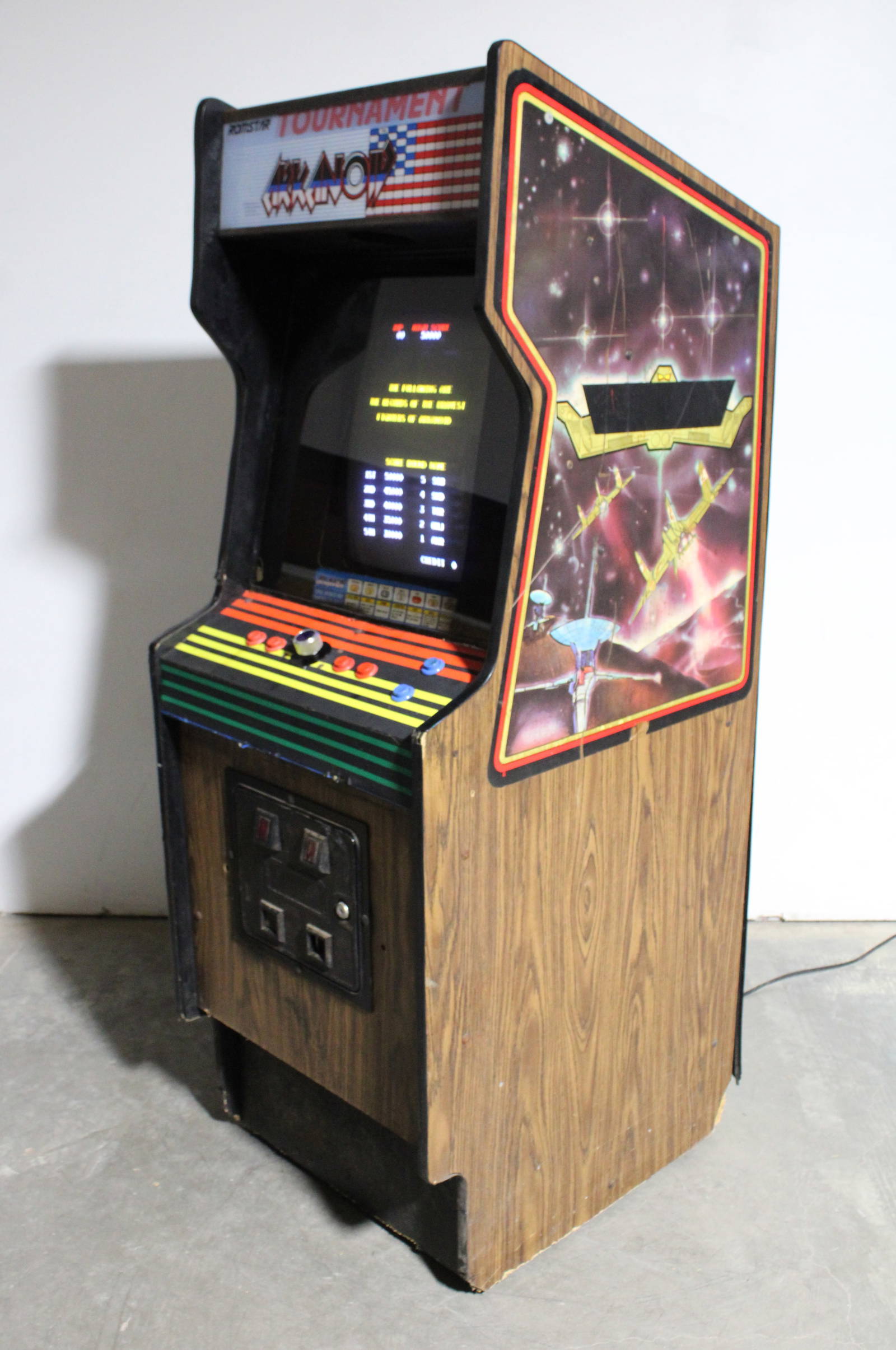 Romstar Arkanoid Arcade Game Auction