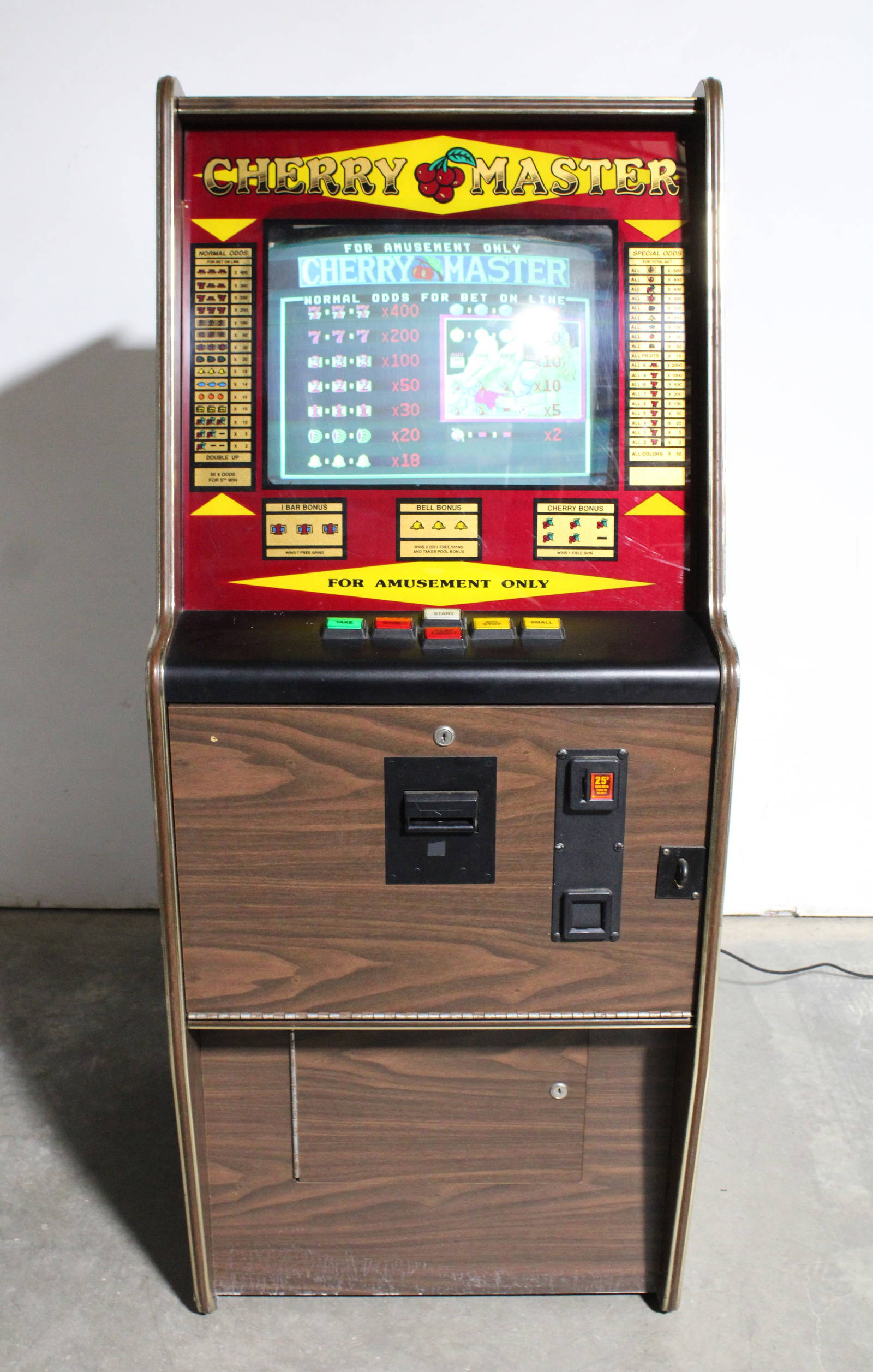Cherry Master Poker Arcade Auction