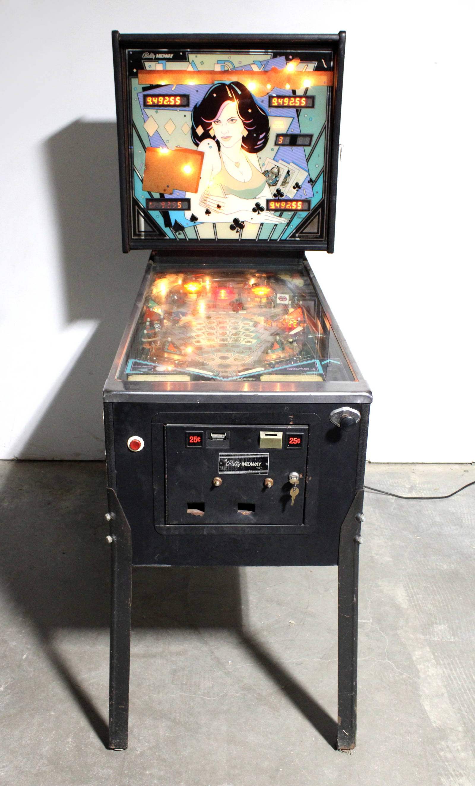 Bally Lady Luck Pinball Machine Auction