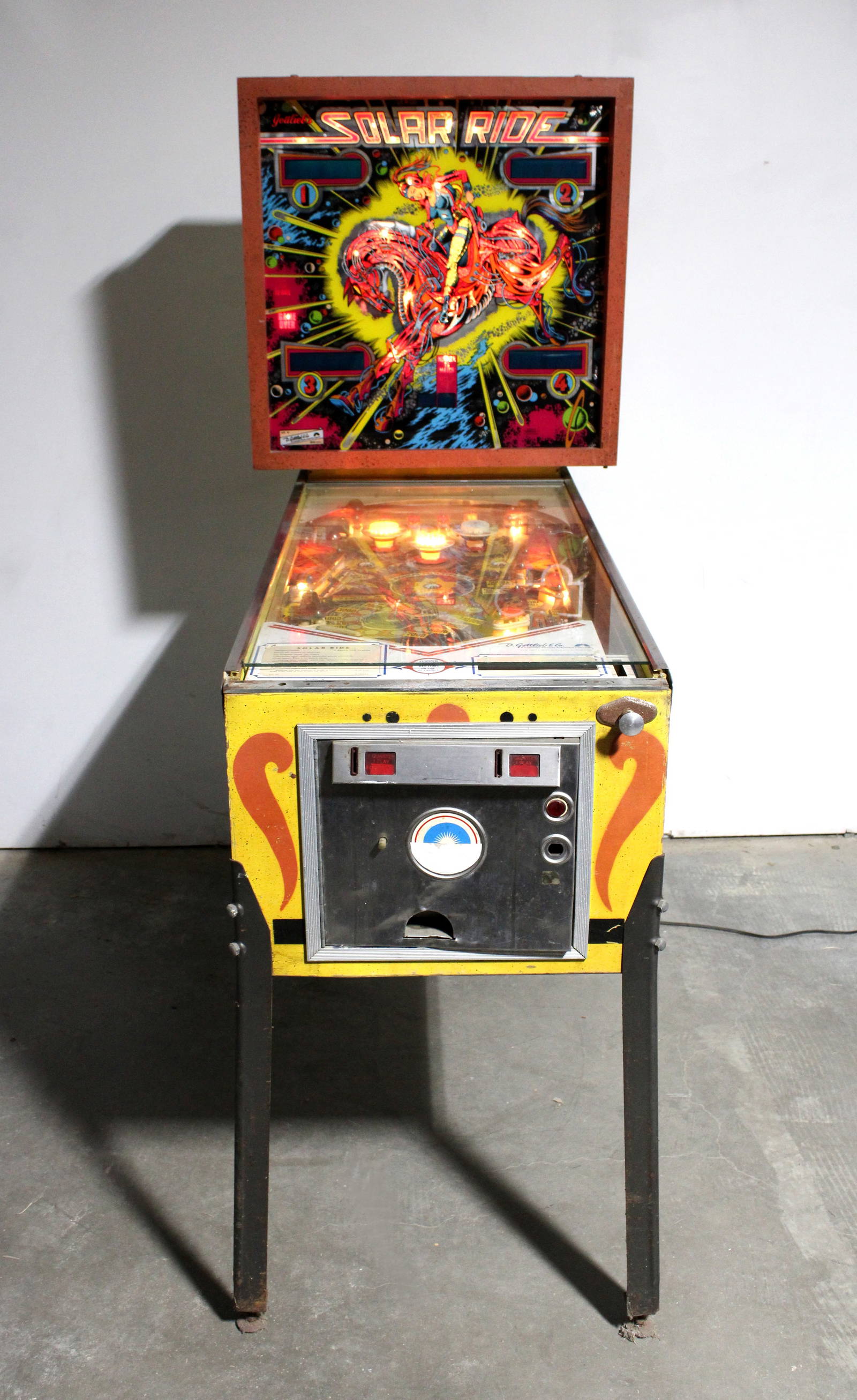 Gottlieb Solar Ride Pinball Machine Auction