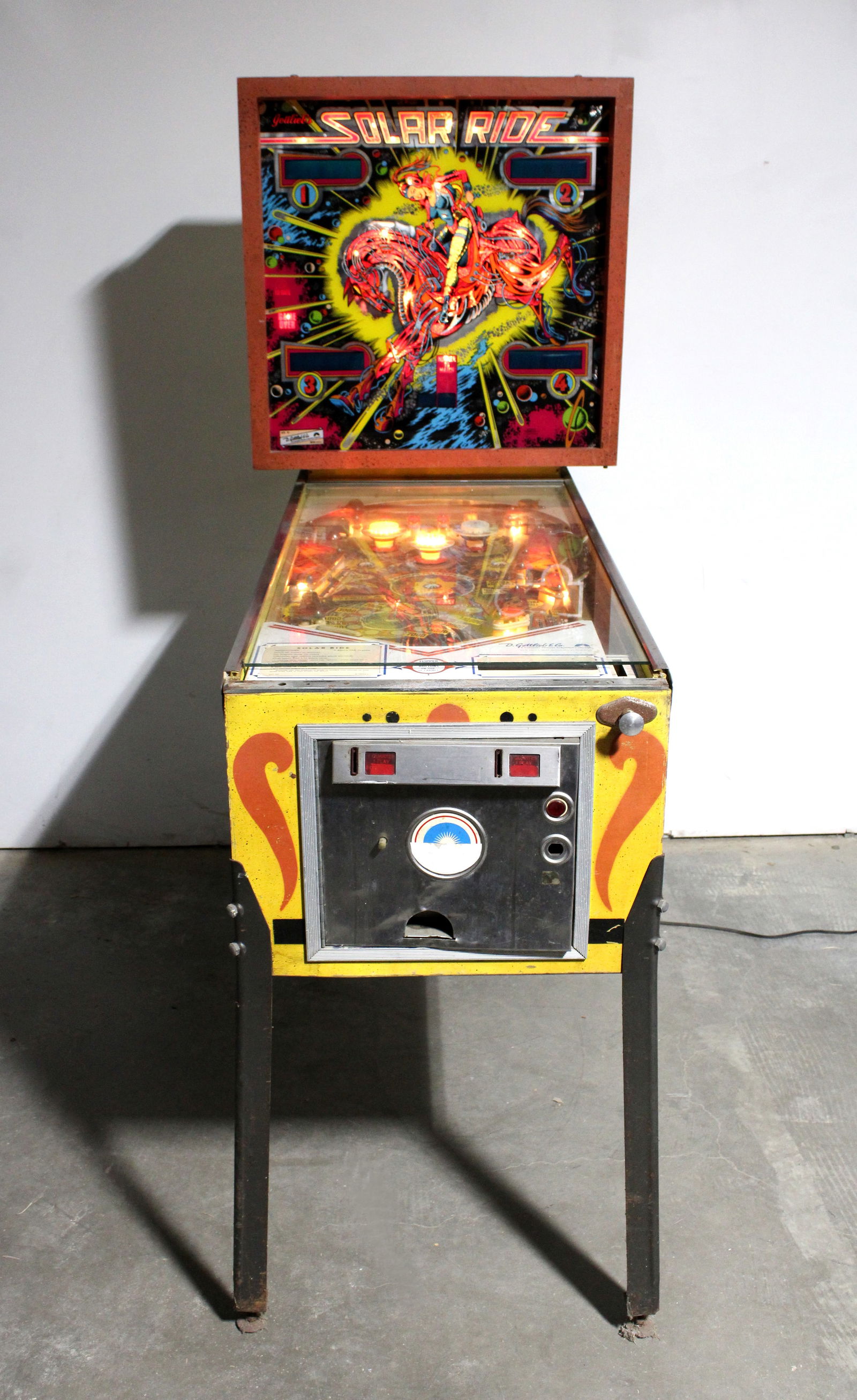 Gottlieb Solar Ride Pinball Machine Auction