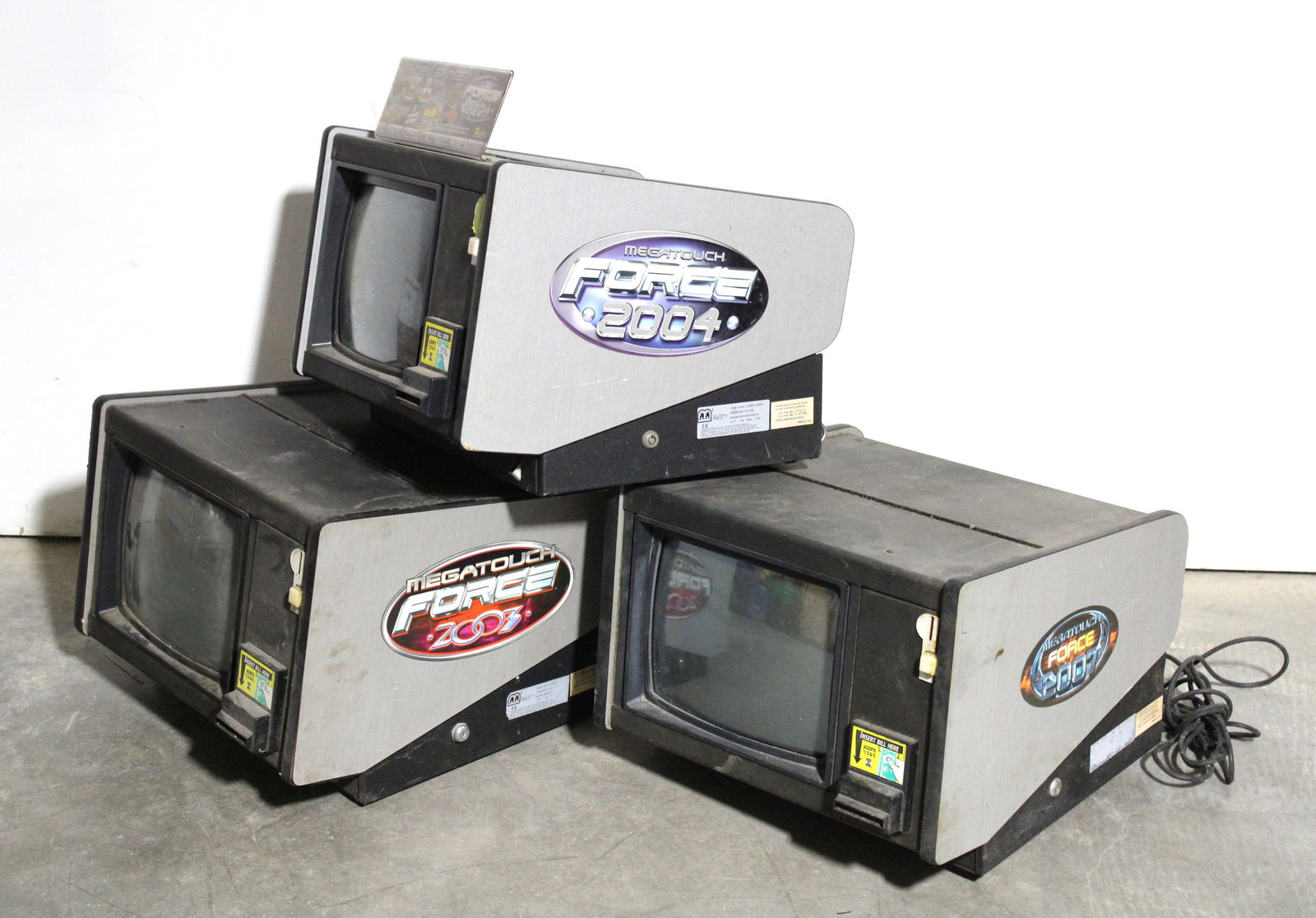 Lot Of Megatouch Touchscreen Tabletop Arcade Games, Lot 2 Auction