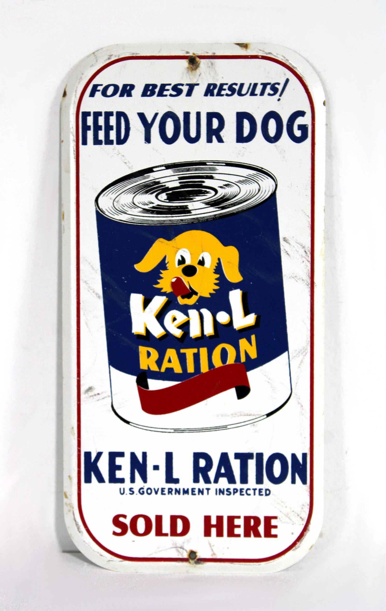 Ken-l Ration Dog Food Sign Auction