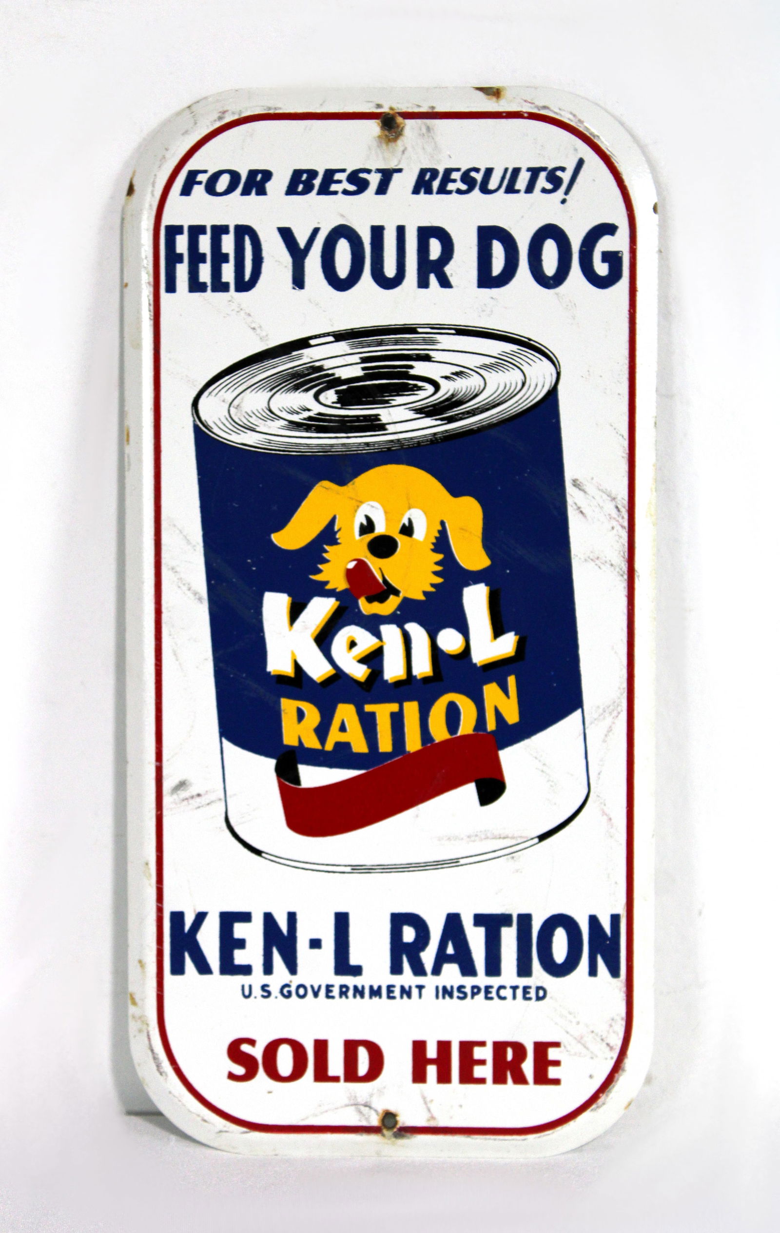 Ken-l Ration Dog Food Sign Auction