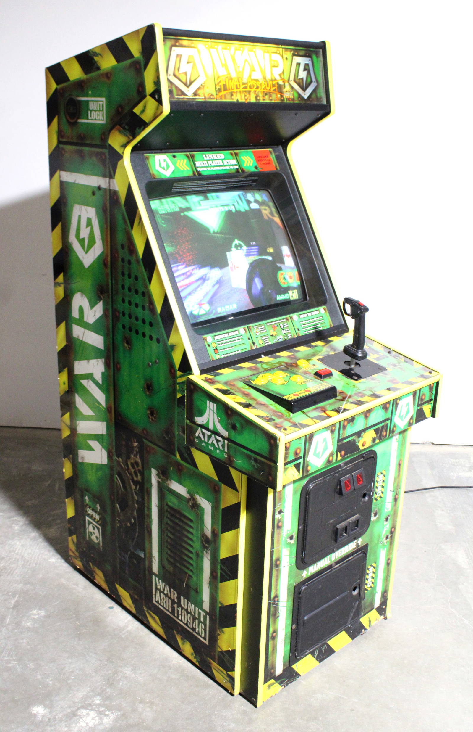 Atari War Final Assault Arcade Game Auction