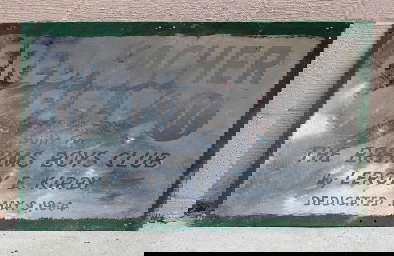 1960s Baseball Diamond Sign Baltimore, Md