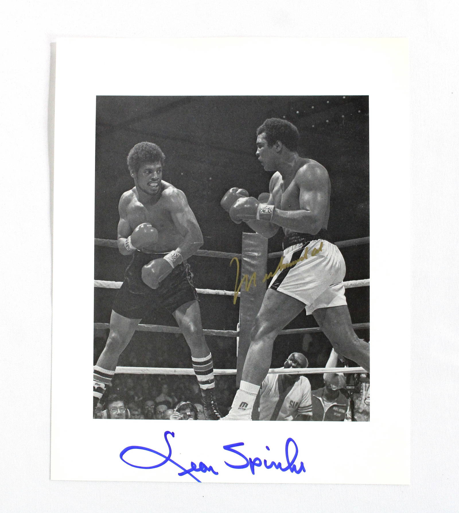 Muhammad Ali Vs. Leon Spinks Signed Photo, Coa Included Auction
