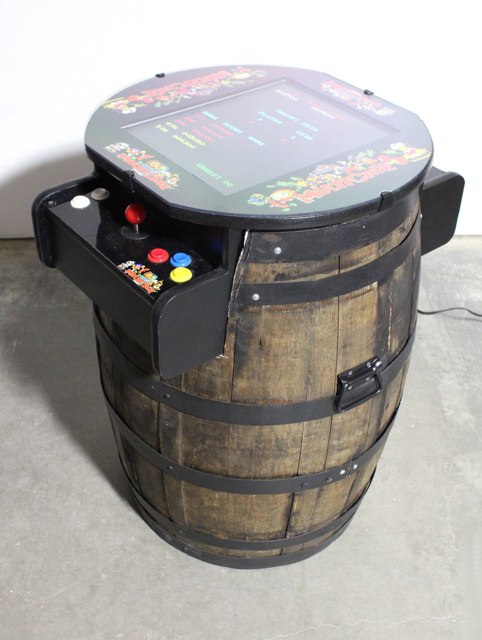 Mulitcade Cocktail Barrel Arcade Game, New Build Auction