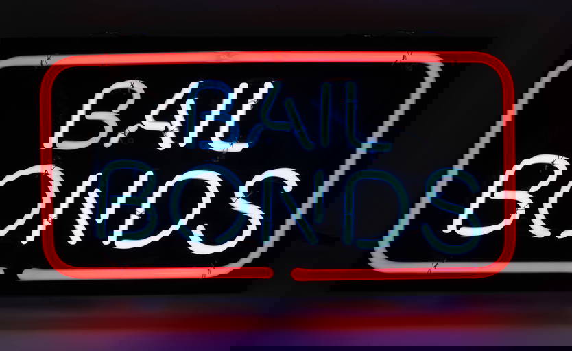 Bail Bonds Neon Novelty Sign