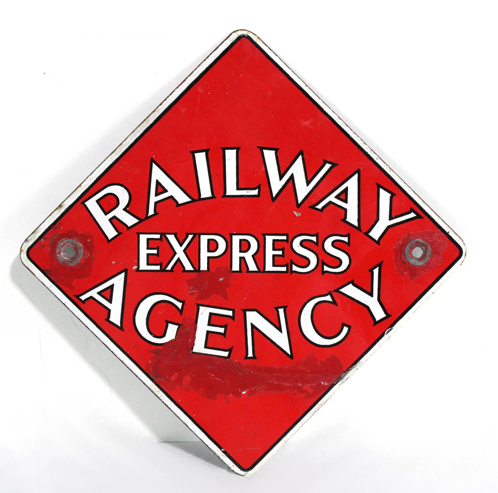 Railway Express Porcelain Sign Auction