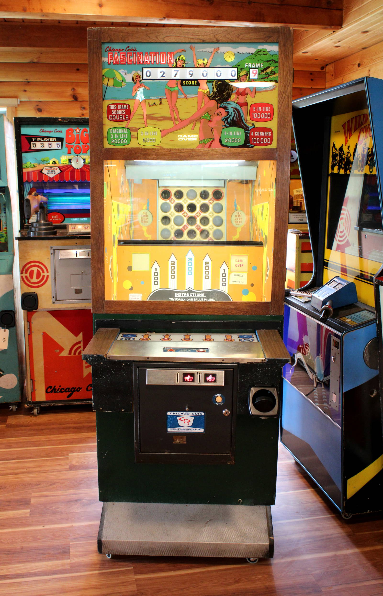 Chicago Coin Fascination Arcade Game Auction