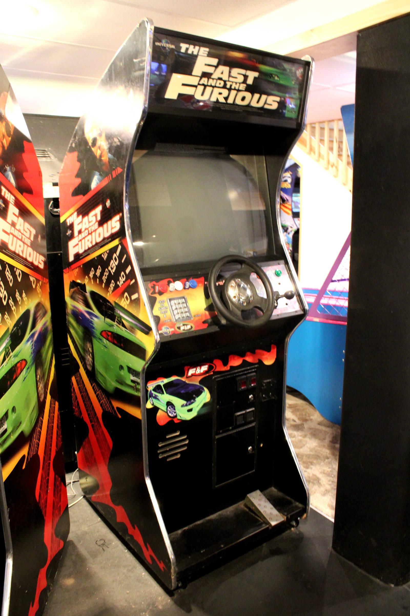 Raw Thrills Fast And Furious Stand Up Racing Arcade, Lot 4 Auction