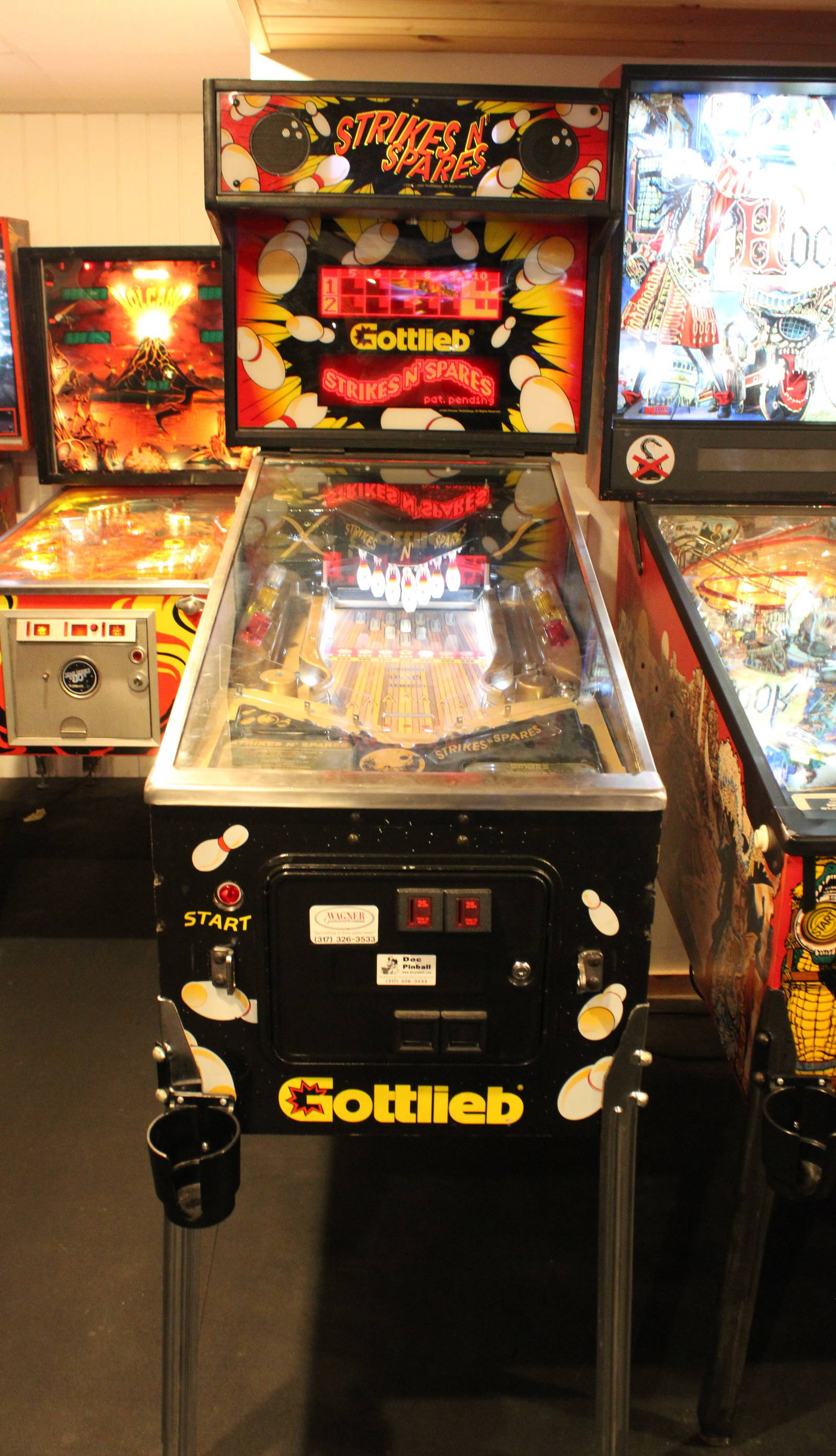 Gottlieb Strikes And Spares Pinball Machine Auction