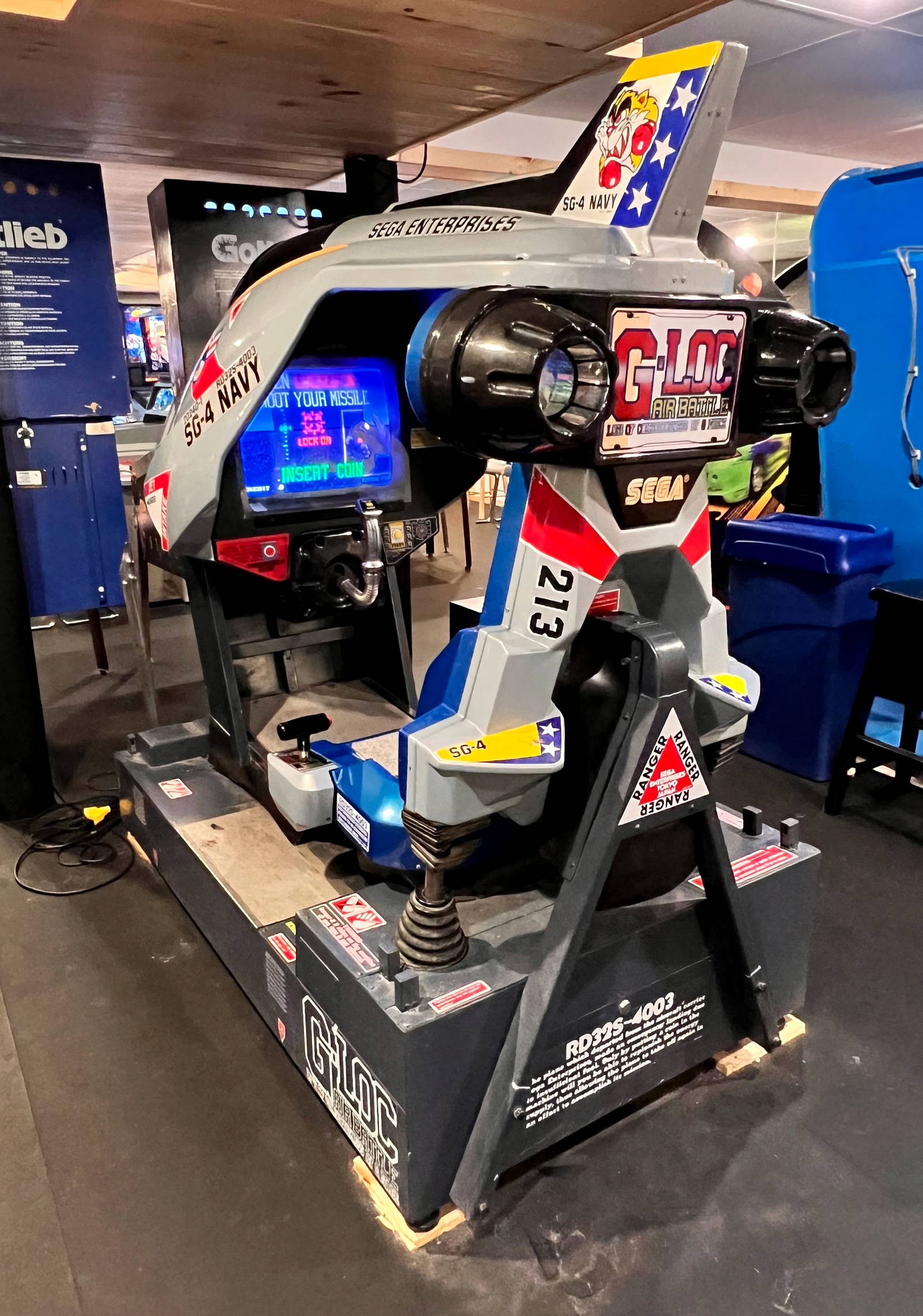 Sega G-loc Air Battle Sit Down Arcade Auction