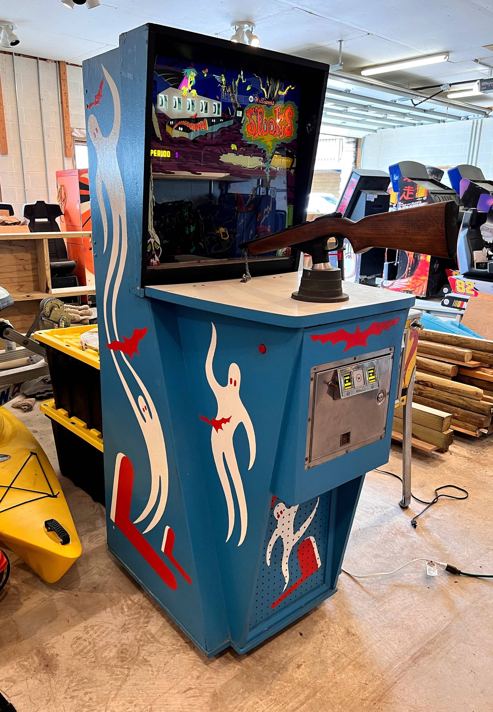 Williams Spooks Rifle Arcade Game Auction