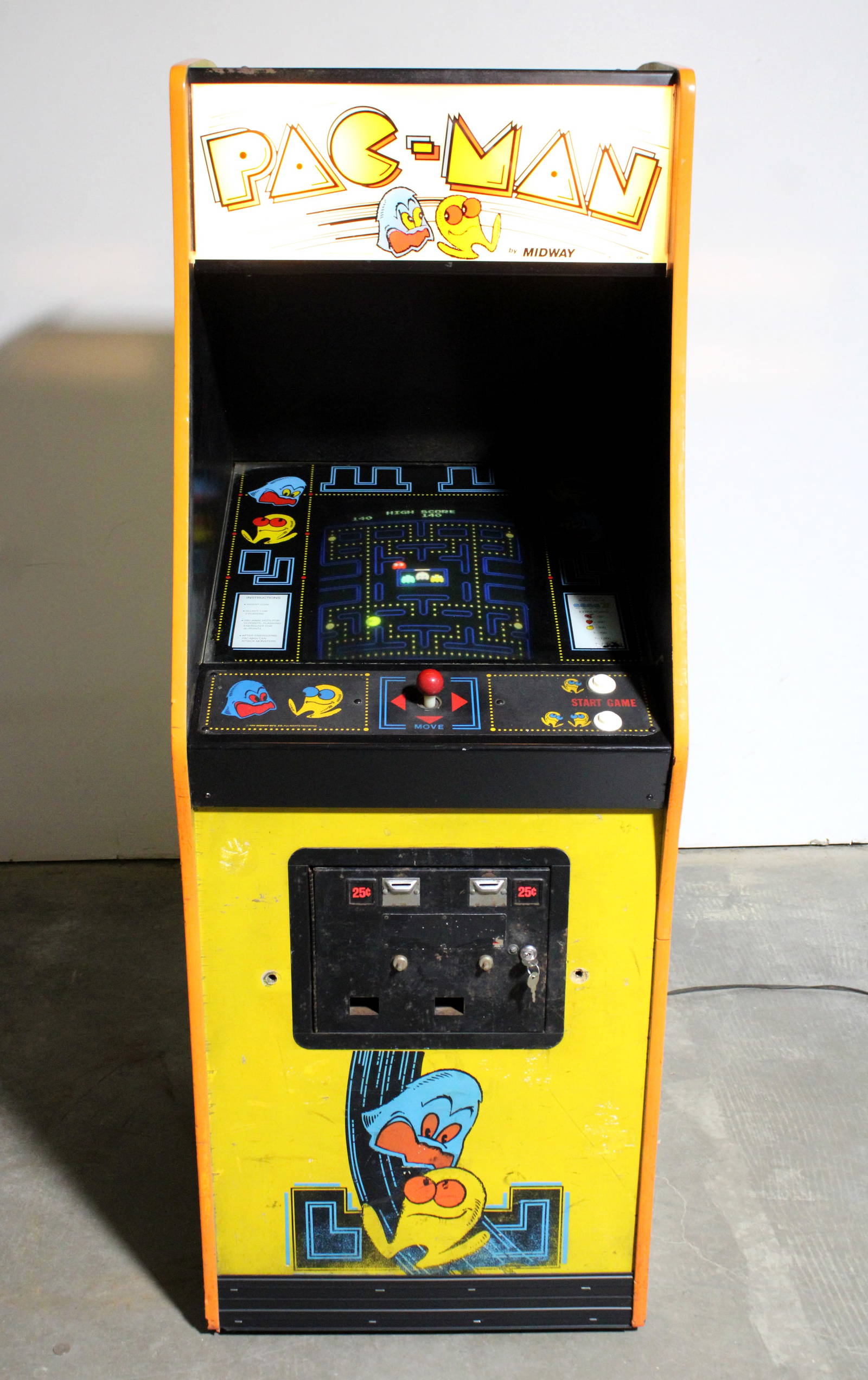 Bally Midway Pac-man Arcade Game Auction