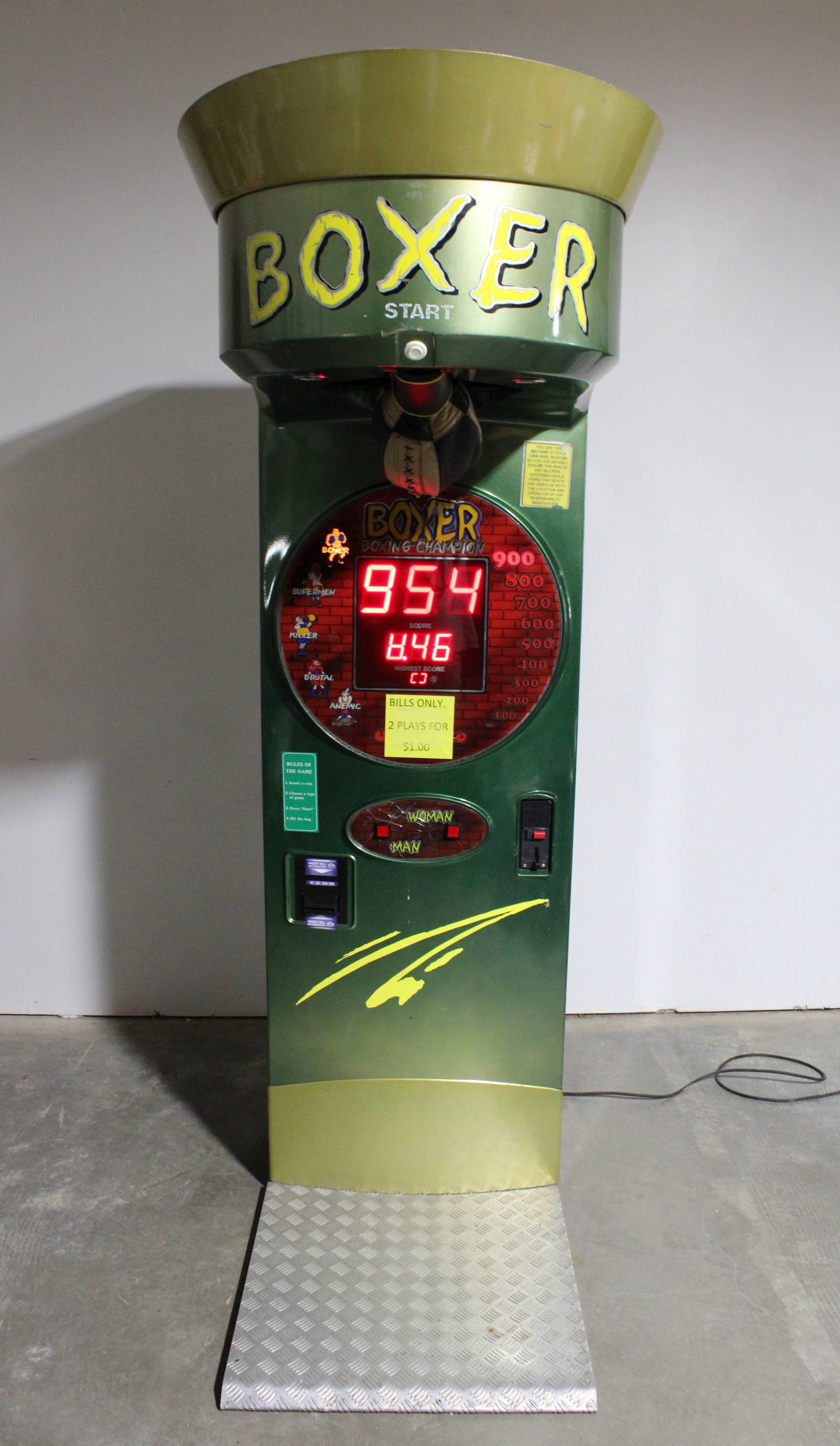 Boxer Arcade Machine Auction