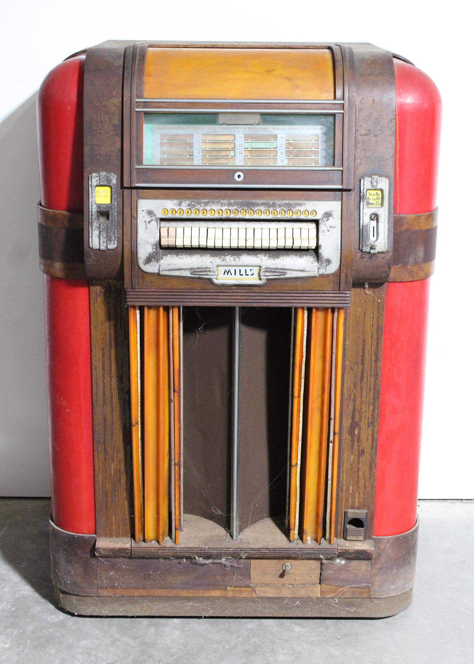 Mills Throne Of Music Jukebox Auction