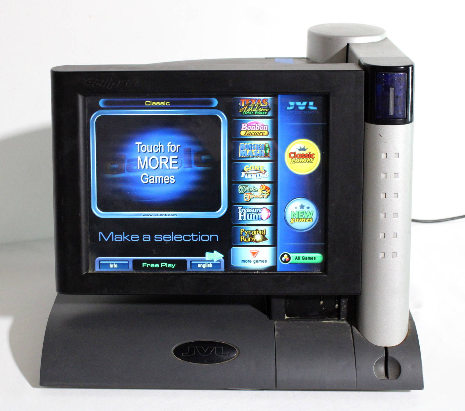 Jvl Eclipse Touchscreen Tabletop Arcade Game Auction