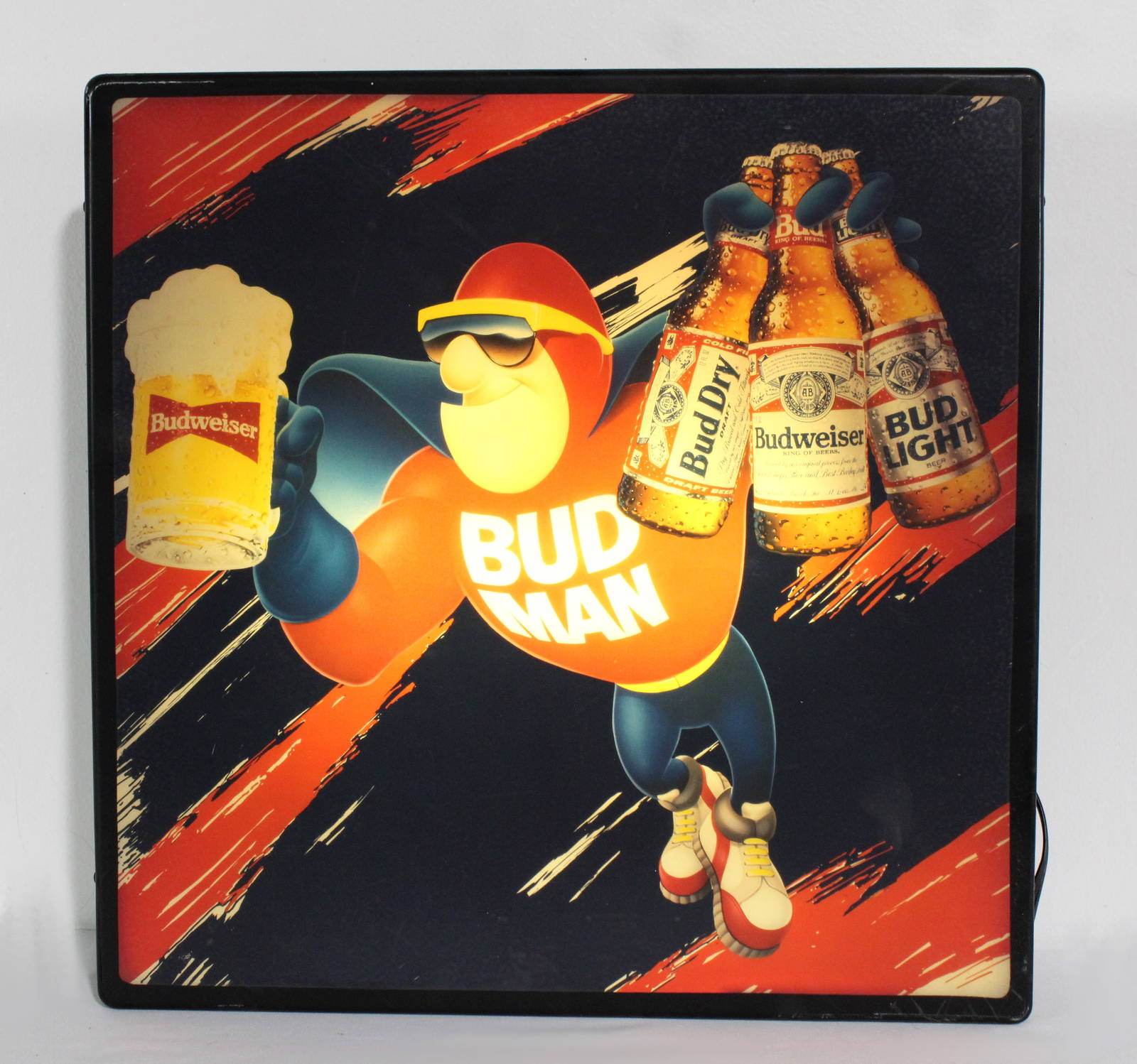 Bud Man Budweiser Light Up Auction