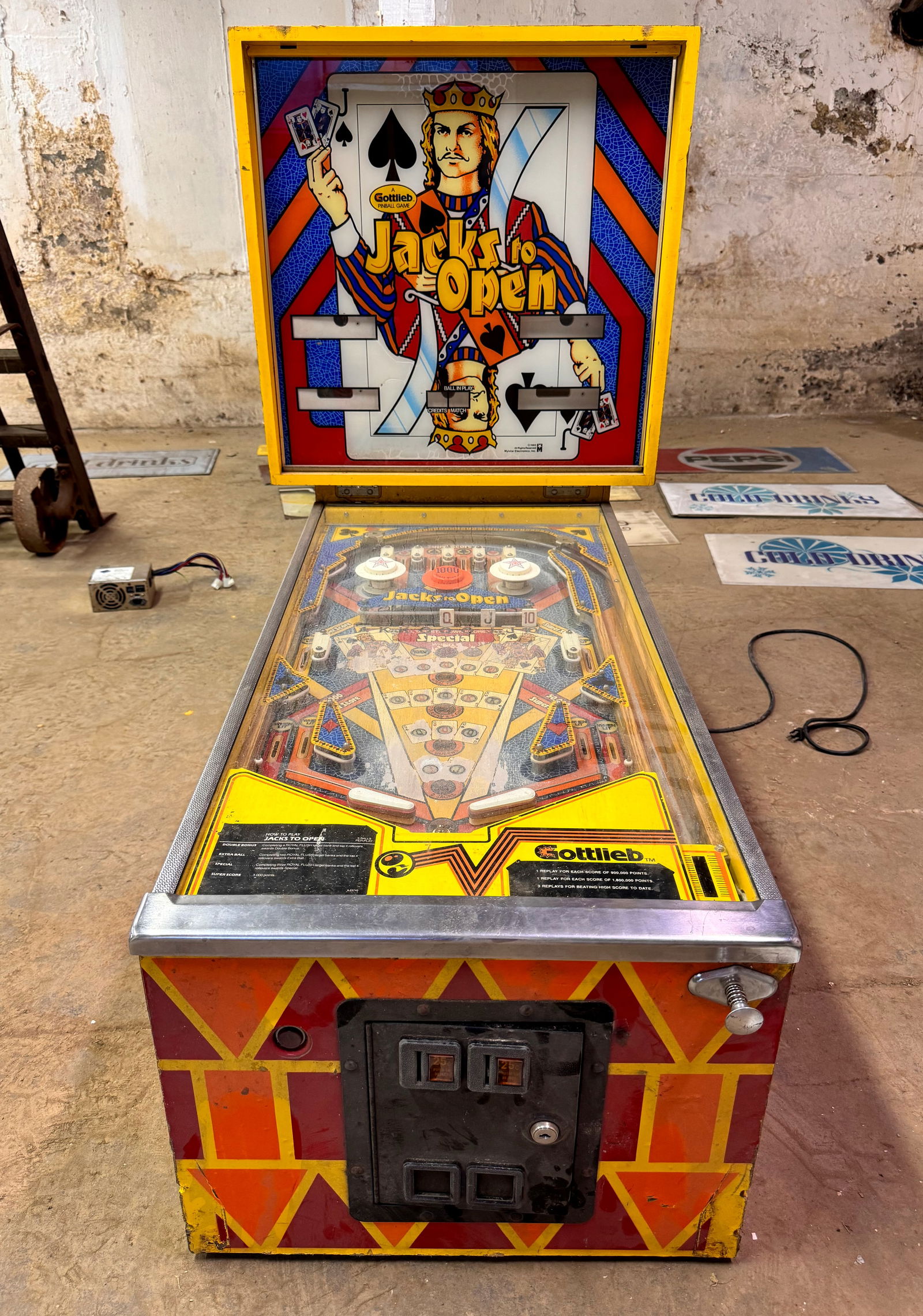 Gottlieb Jacks To Open Pinball Machine Auction