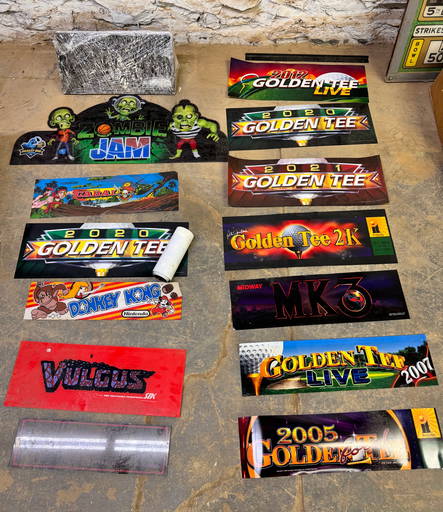 Arcade Game Headers Incl. Vulgus