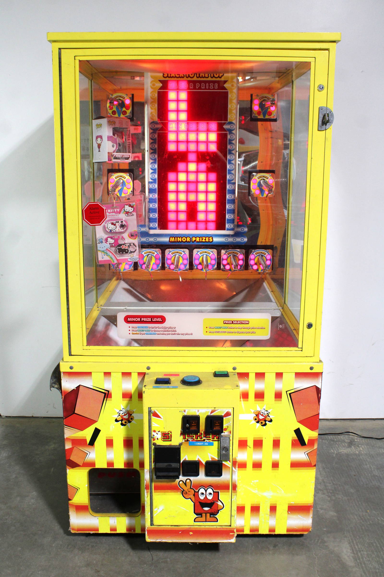 Stacker Prize Arcade Game Auction