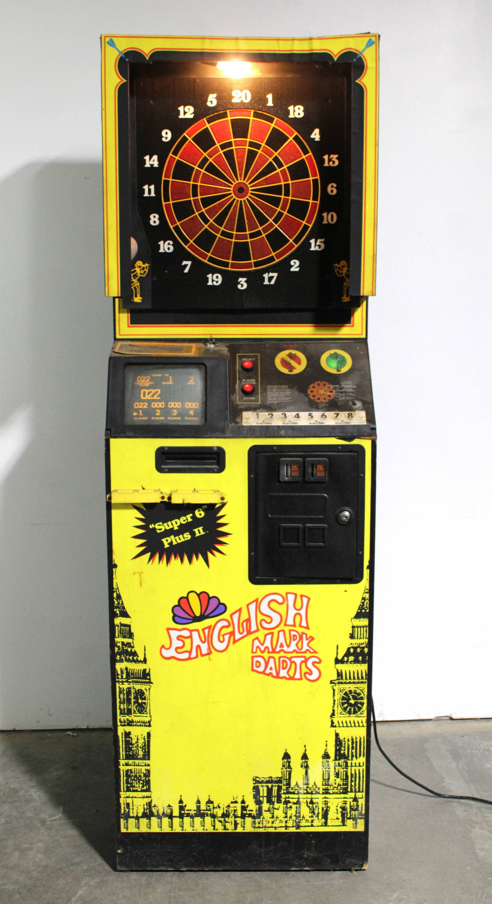 English Mark Electronic Darts Arcade Machine Auction