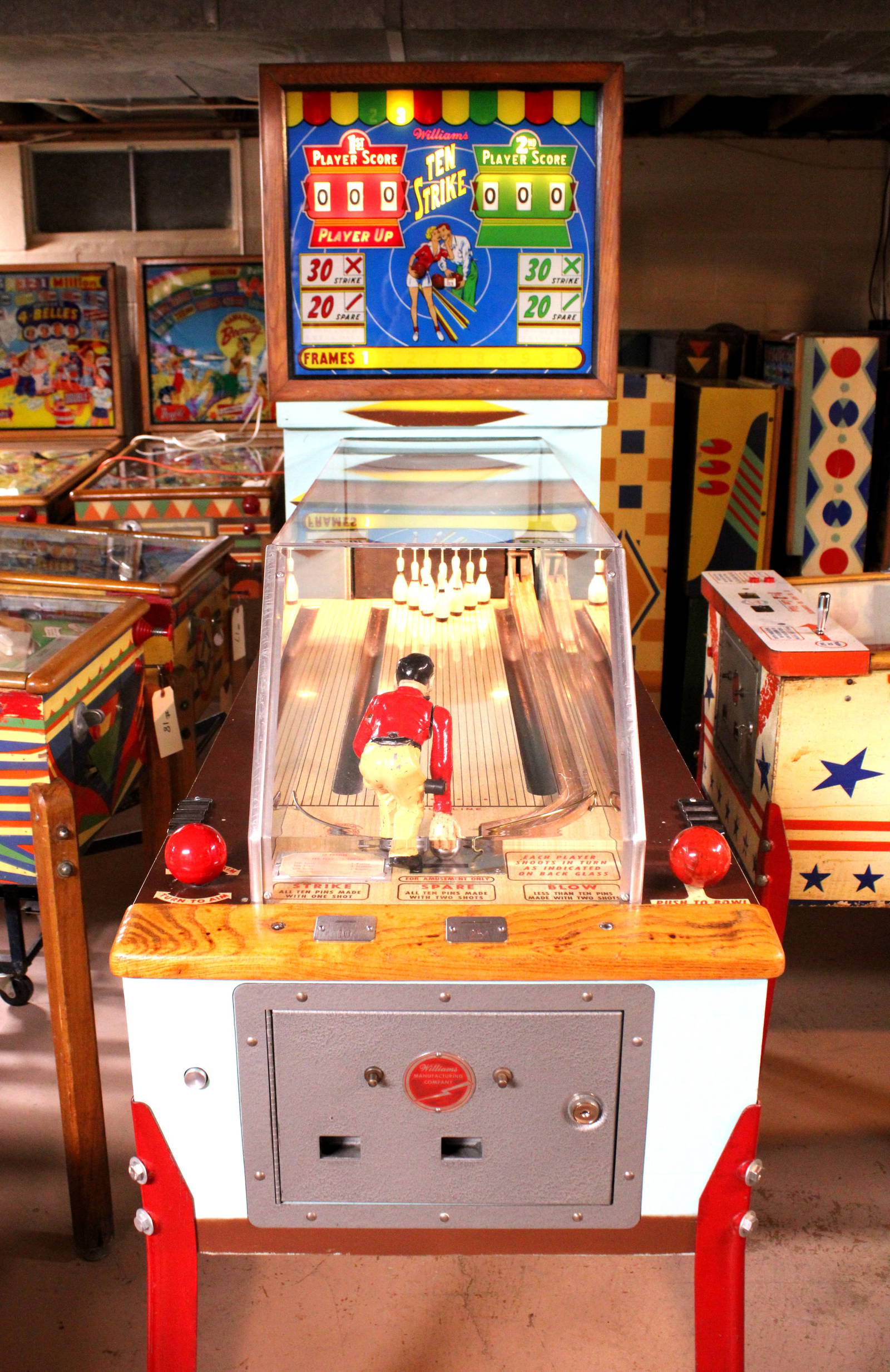 Williams Ten-strike Bowling Arcade, 1958 Auction
