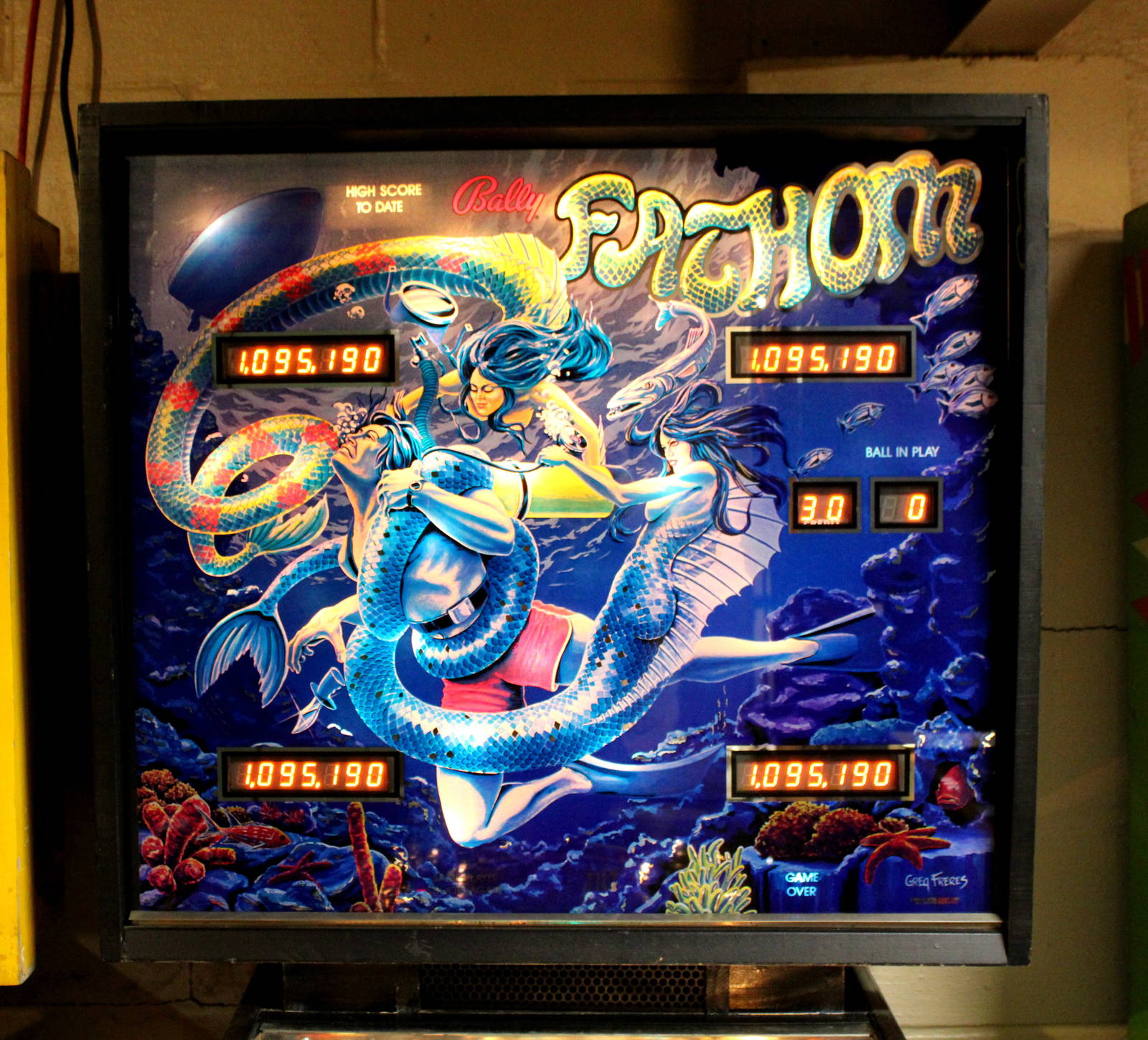Bally Fathom Pinball Machine, 1981 Auction