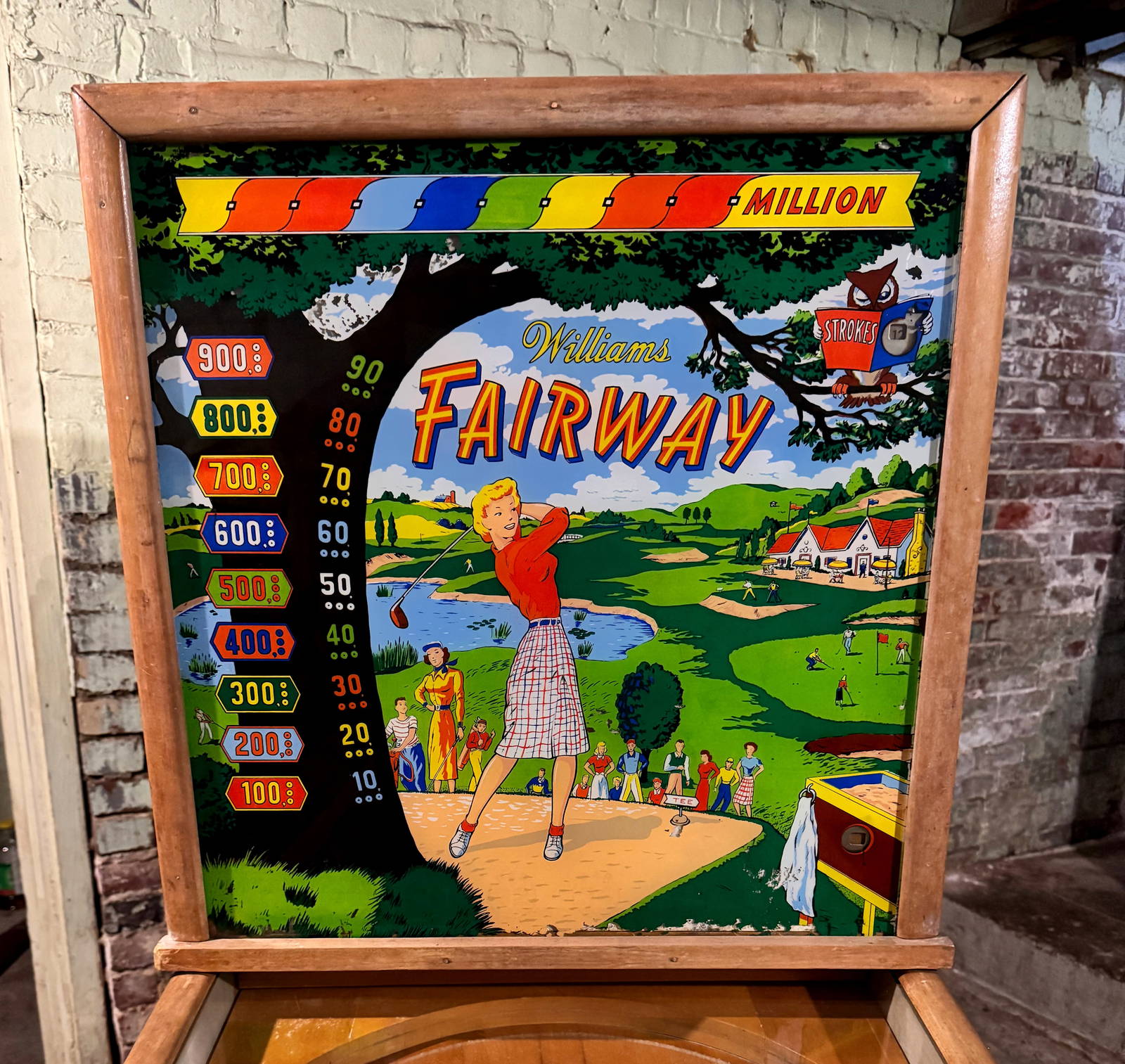 Williams Fairway Woodrail Pinball Machine, 1953 Auction