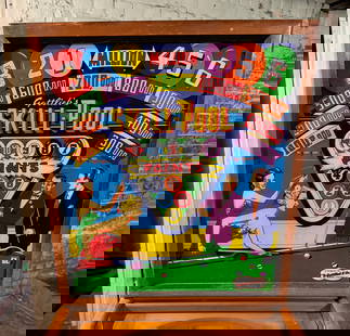 Gottlieb Easy Aces Woodrail Pinball Machine, 1955 Auction