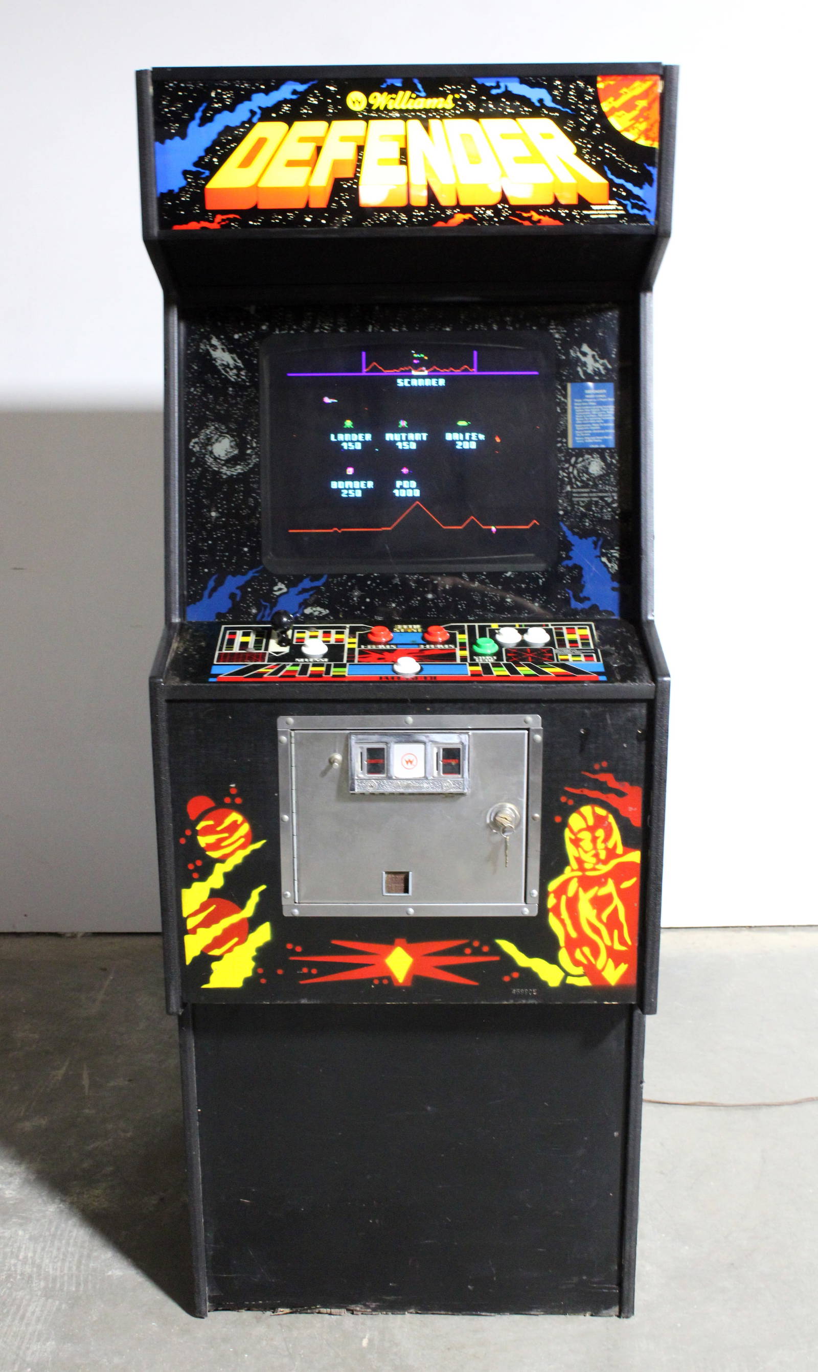Williams Defender Arcade Game, 19-in-1 Williams Board Auction