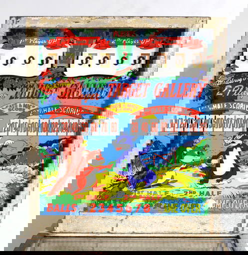 Midway Target Gallery Pitch And Bat Arcade Game