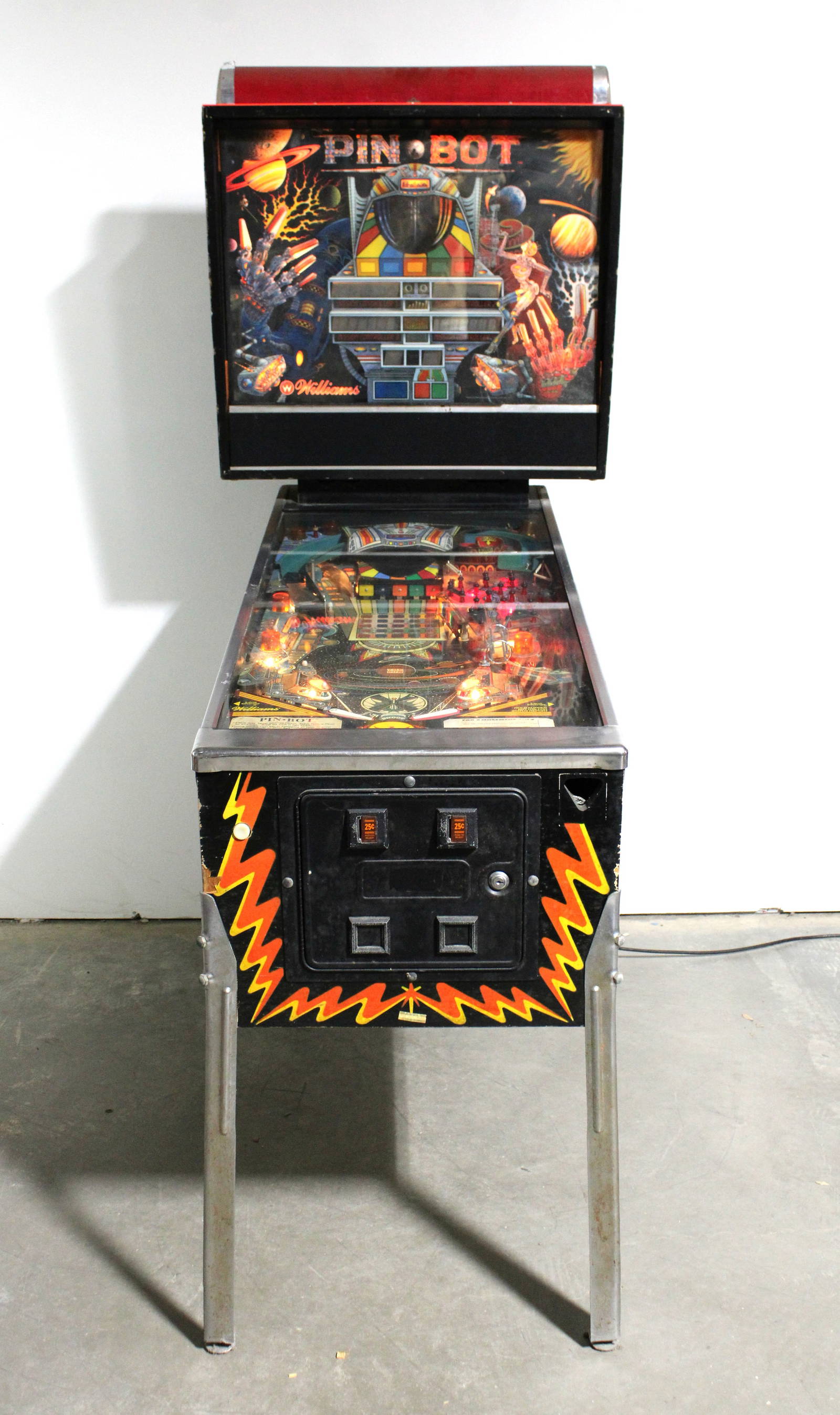 Williams Pinbot Pinball Machine Auction