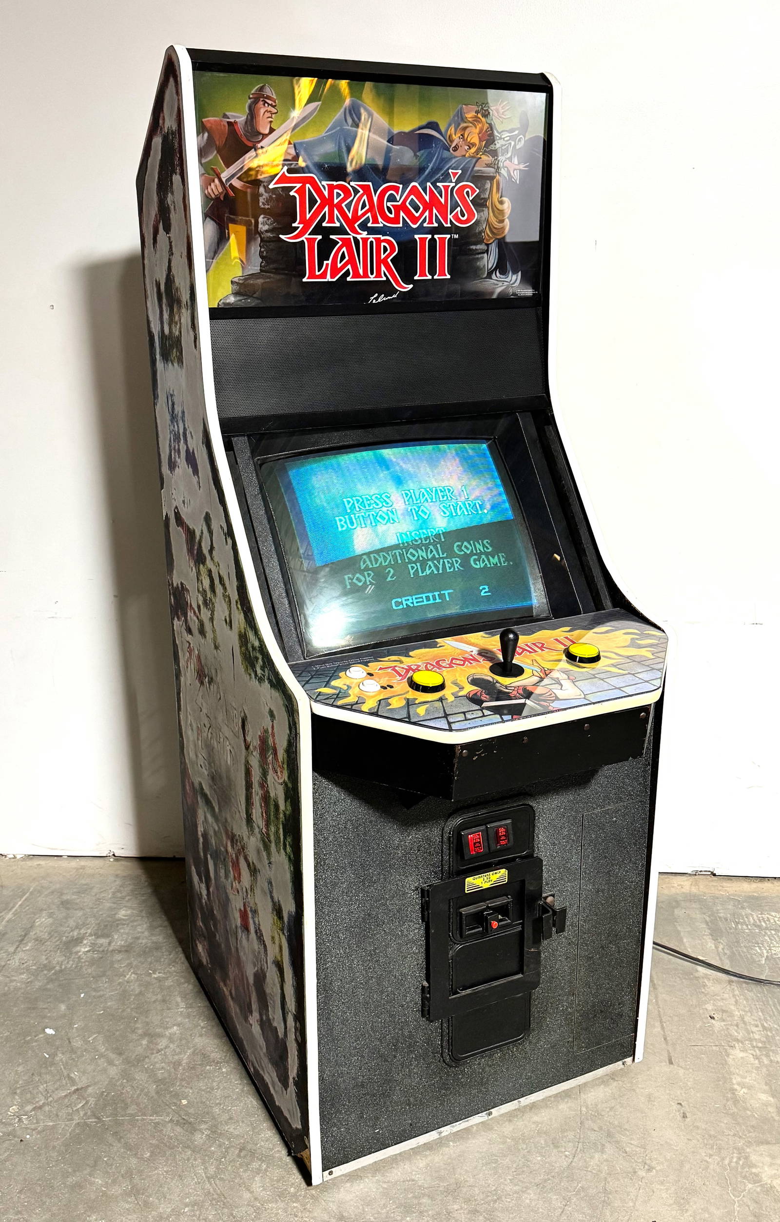 Dragon's Lair Ii Multicade Arcade Game With New Side Art, Incl. Space ...