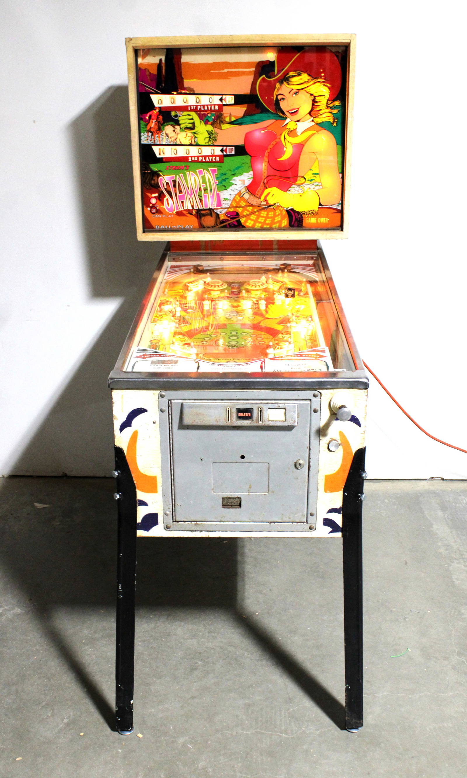 Stern Stampede Pinball Machine Auction