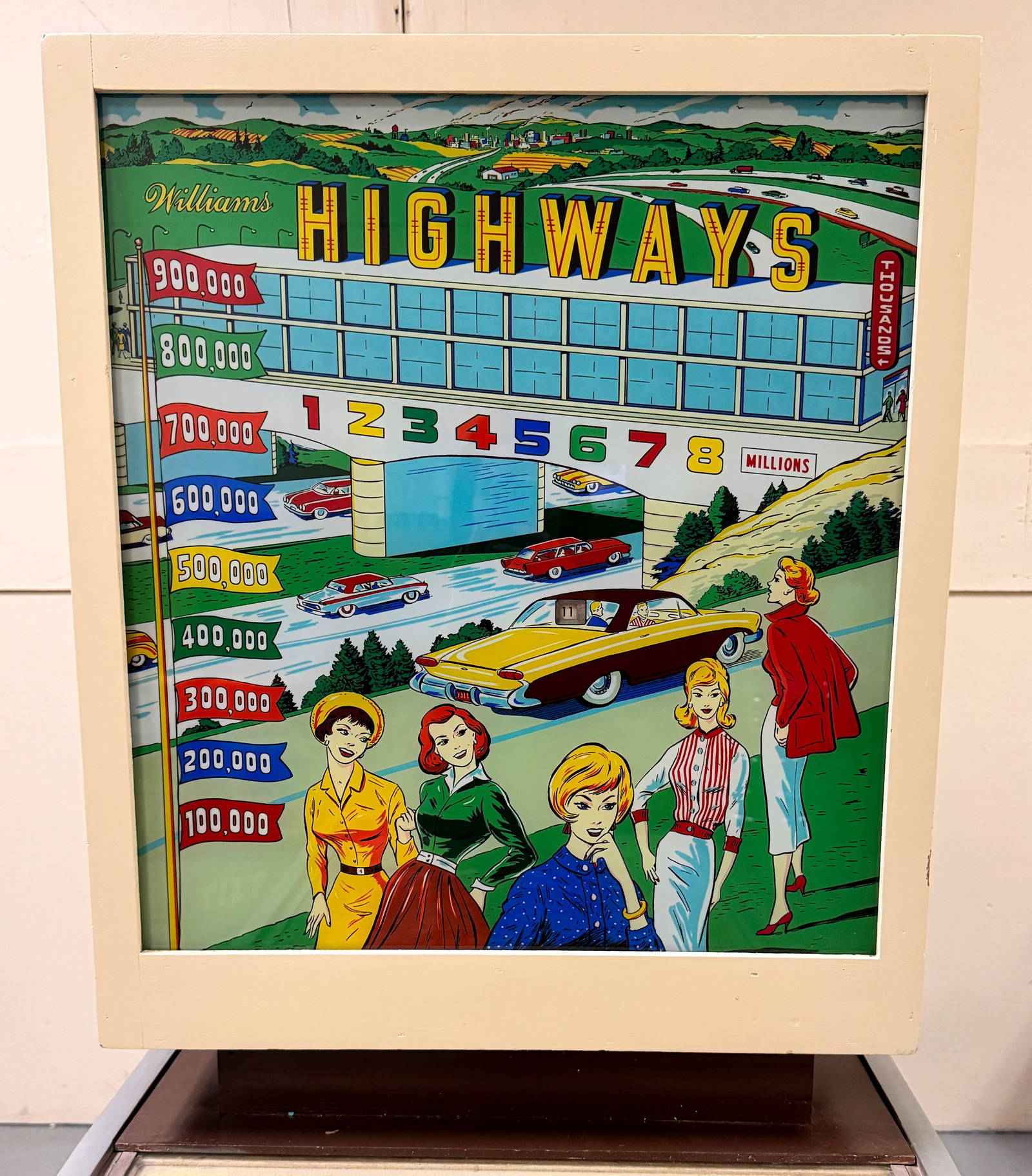 Williams Highways Pinball Machine, 1961 Auction