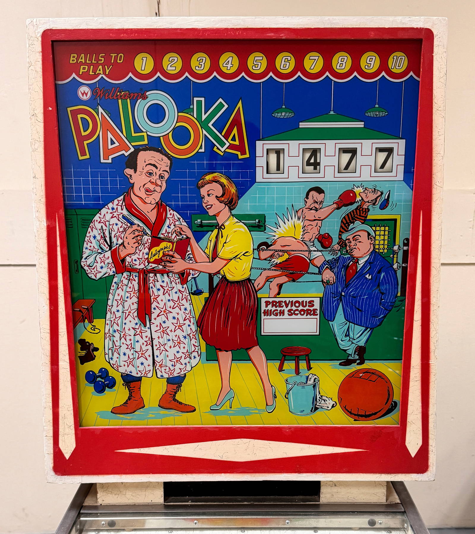Williams Palooka Reverse Wedgehead Pinball, 1964 Auction