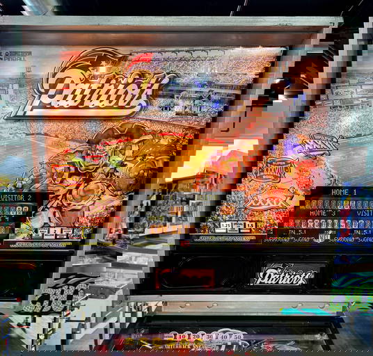 Data East Patriots Football Pinball Machine