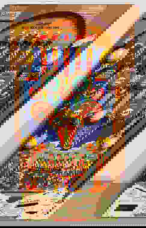 Williams Rocket Populated Pinball Playfield Auction