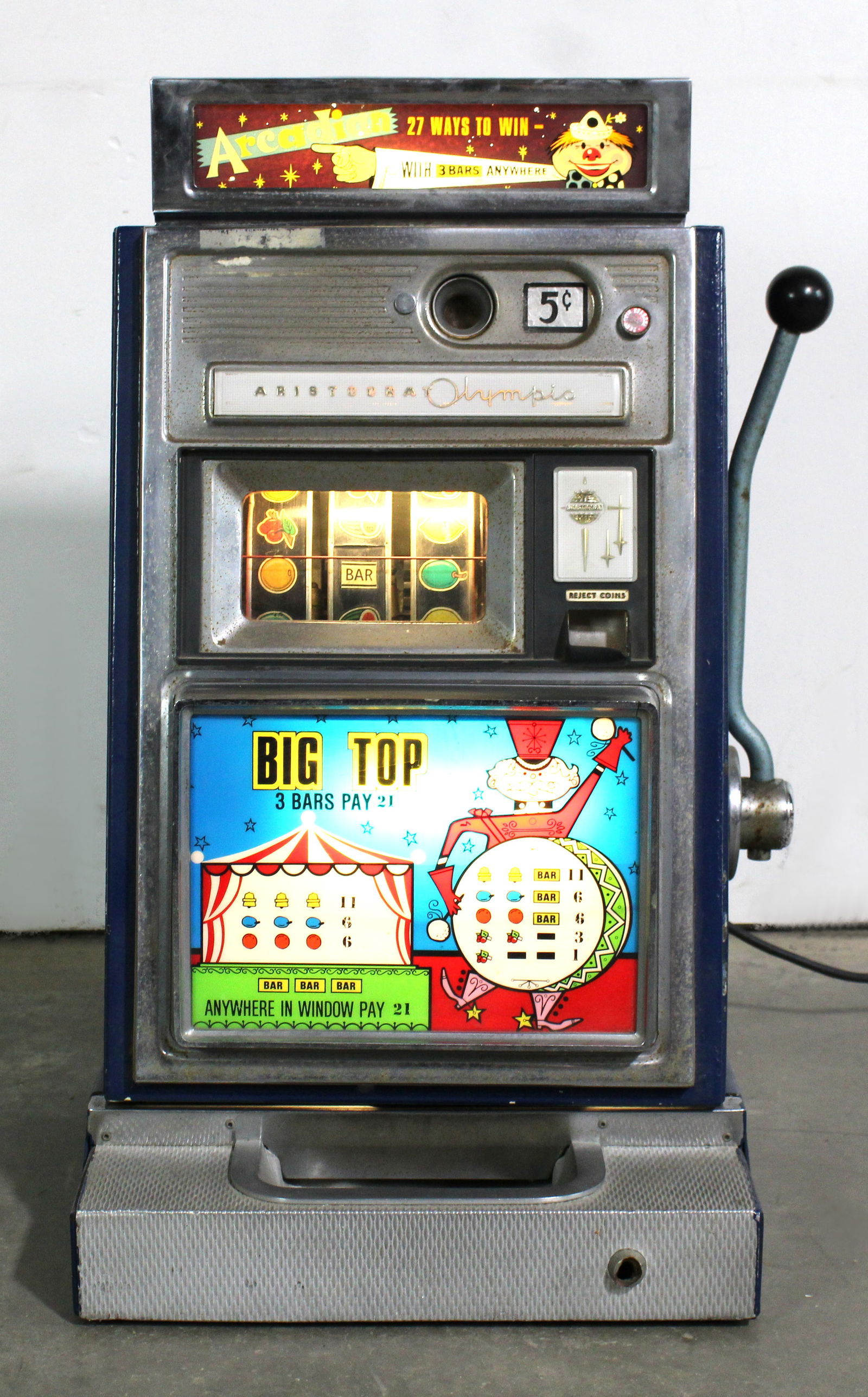 Aristocrat Olympic Big Top Slot Machine - May 29, 2025 | Jaybird ...