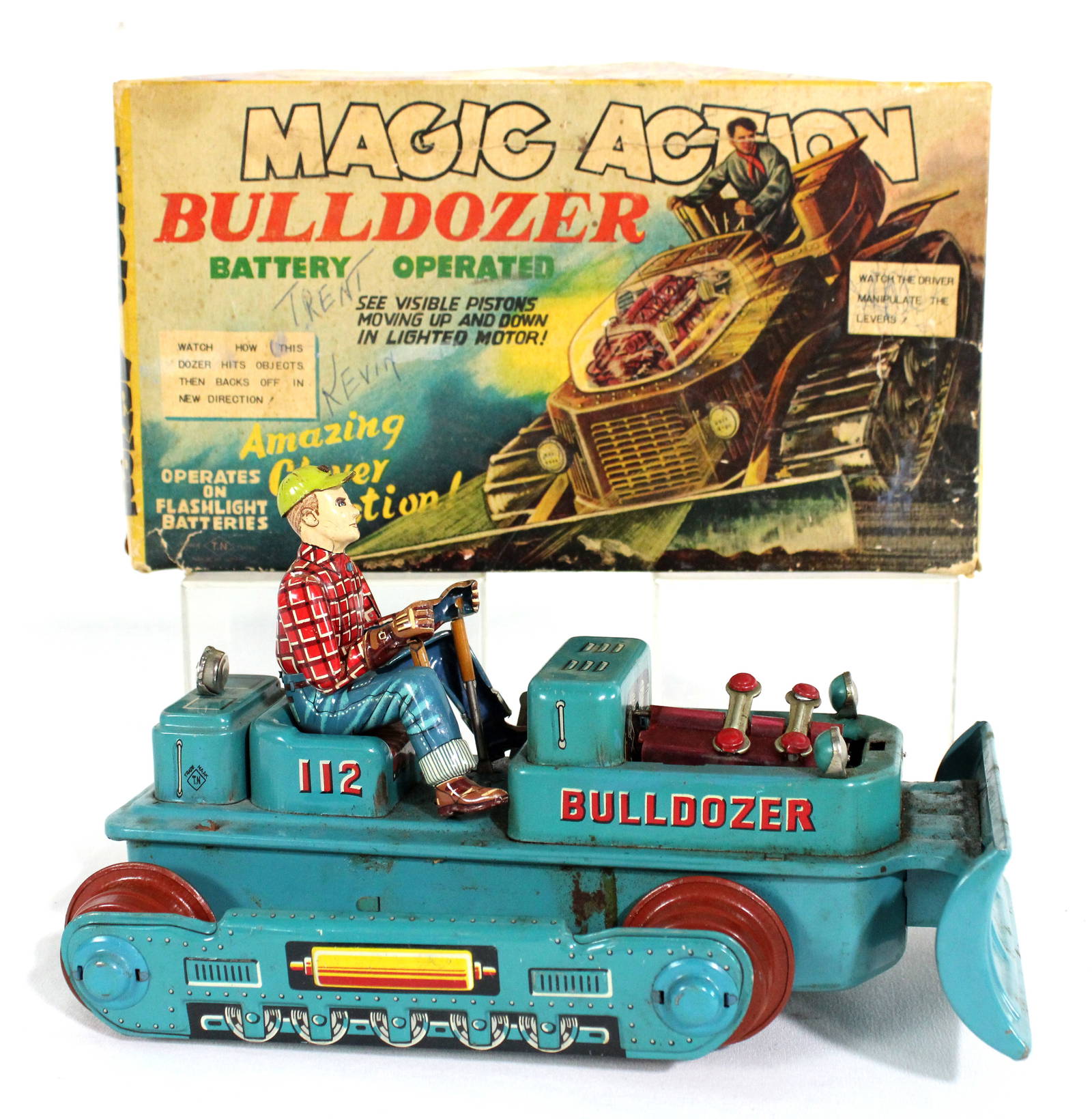 Magic Action Bulldozer Toy With Box - Jun 26, 2025 | Jaybird Auctions In Md