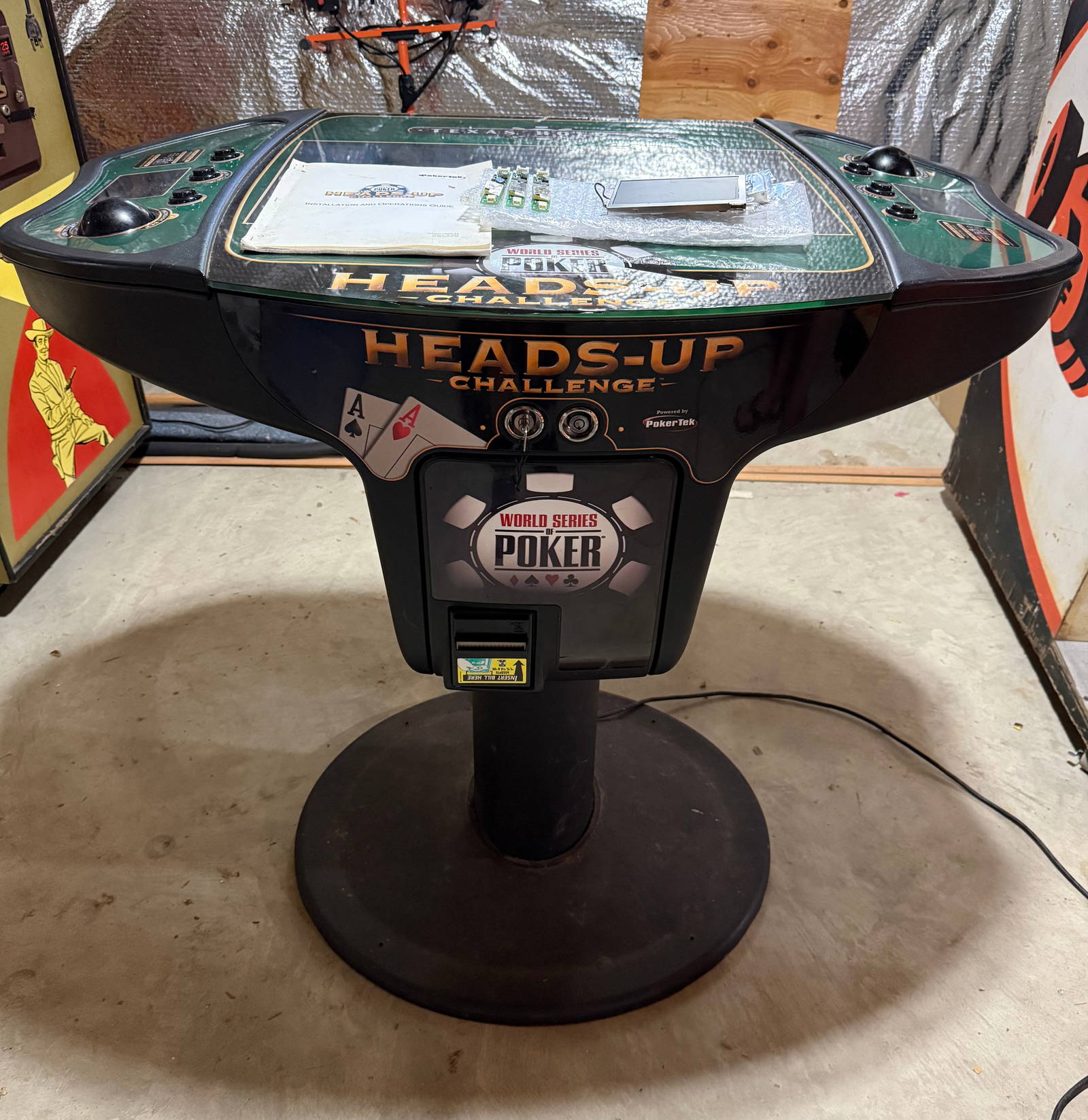 Heads Up Challenge Poker Arcade Game *remote Pickup* Auction