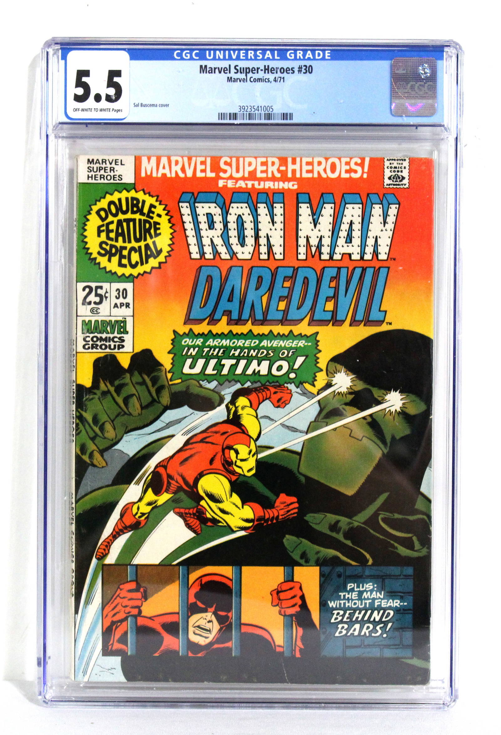 Marvel Super-heroes Feat. Iron Man / Daredevil Comic Book, Issue 30 ...