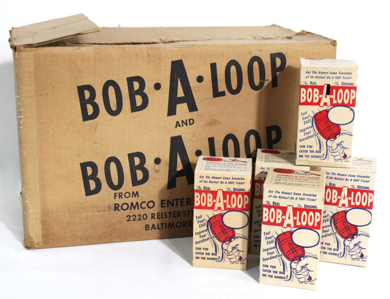 Nos Bob-a-loop Toys Auction