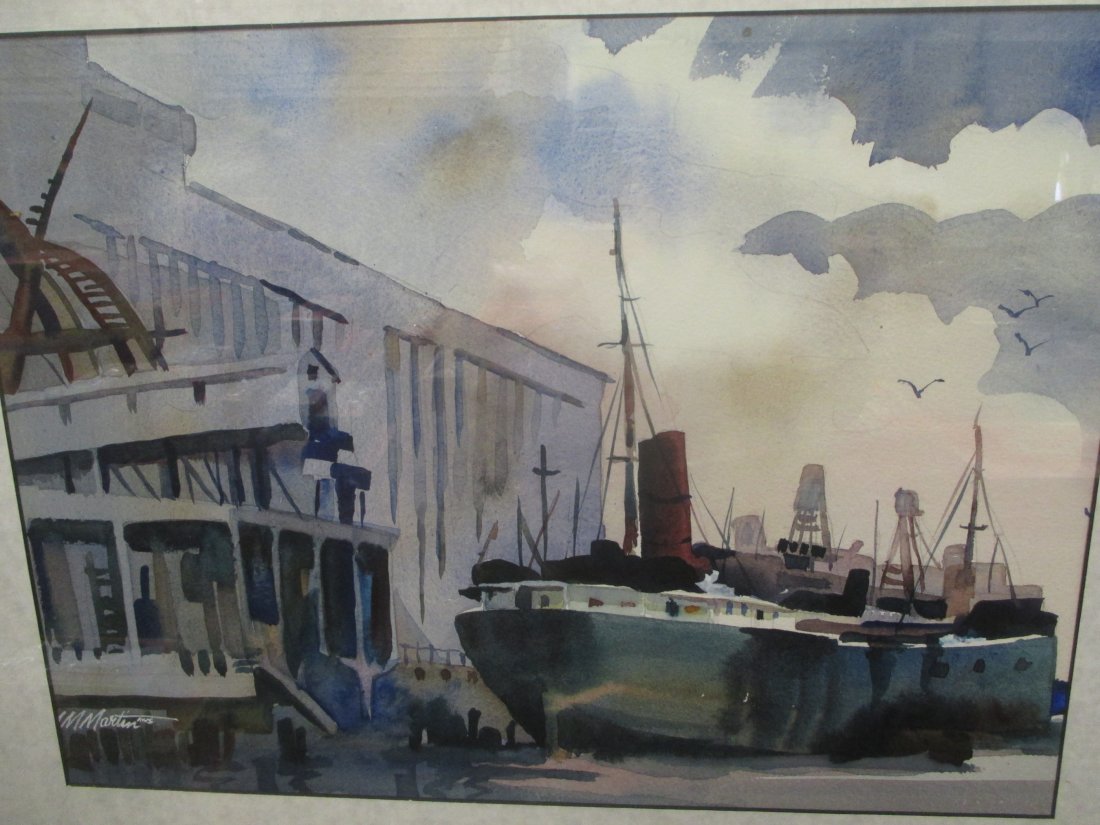 Watercolor Painting Signed Margaret Martin