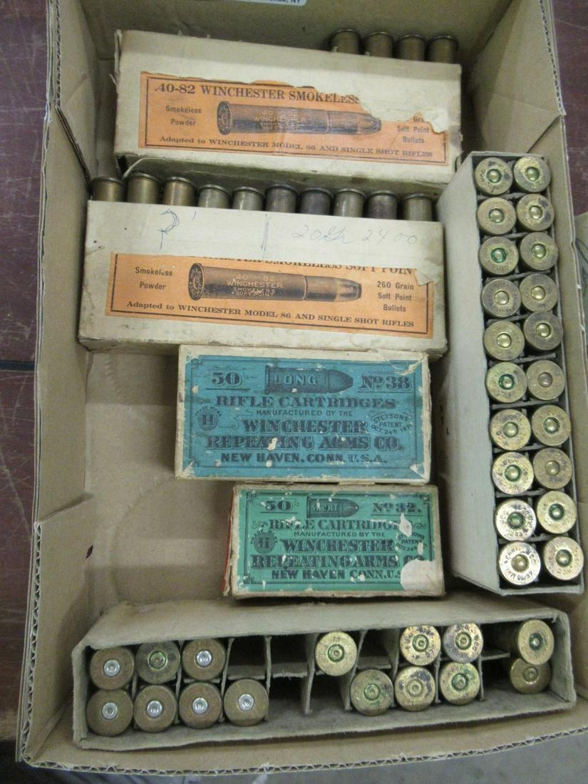 Winchester Rifle Cartridge Antique Boxes - Aug 22, 2020 | Schultz ...