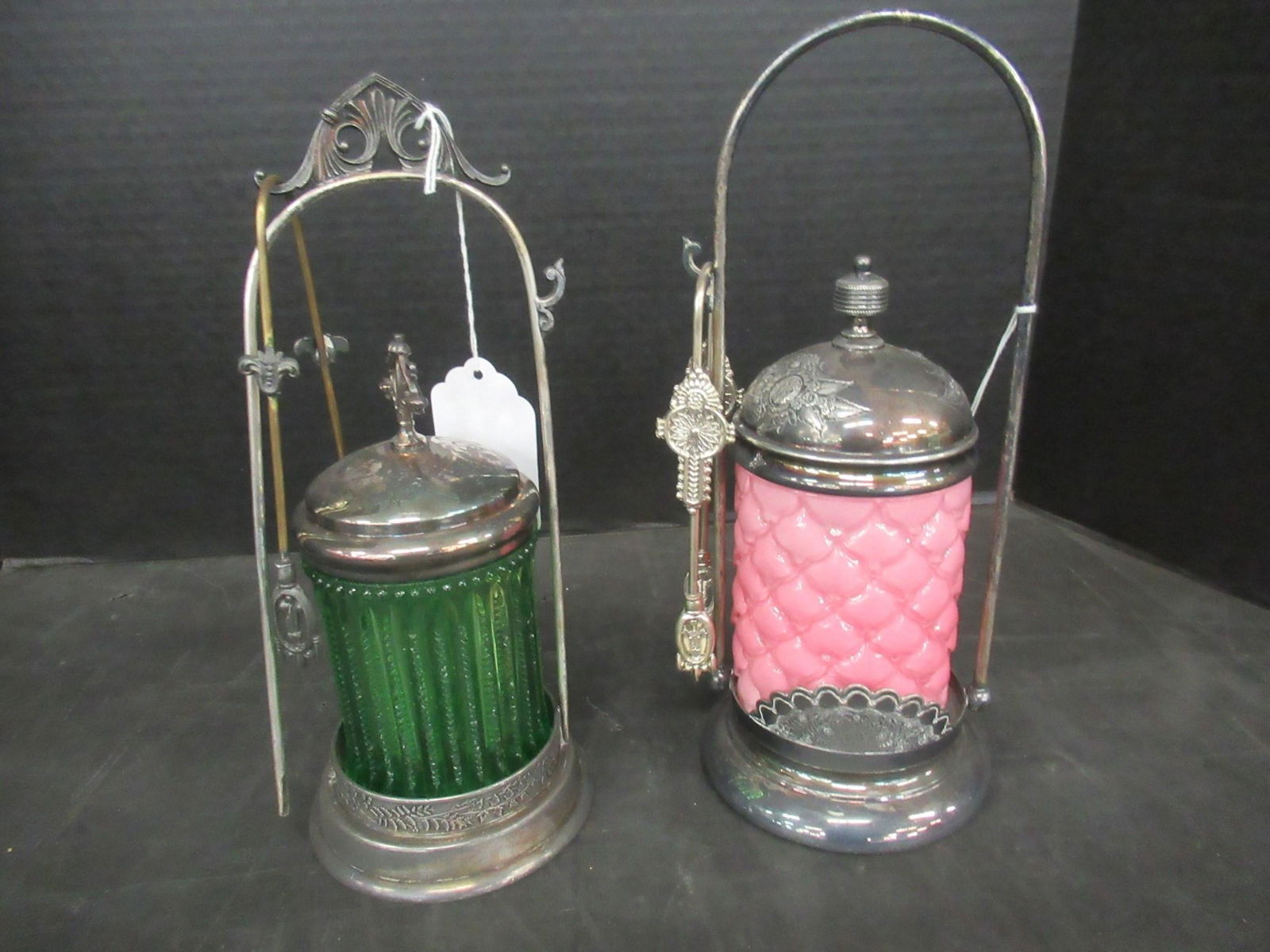 2 Victorian Pickle Castors