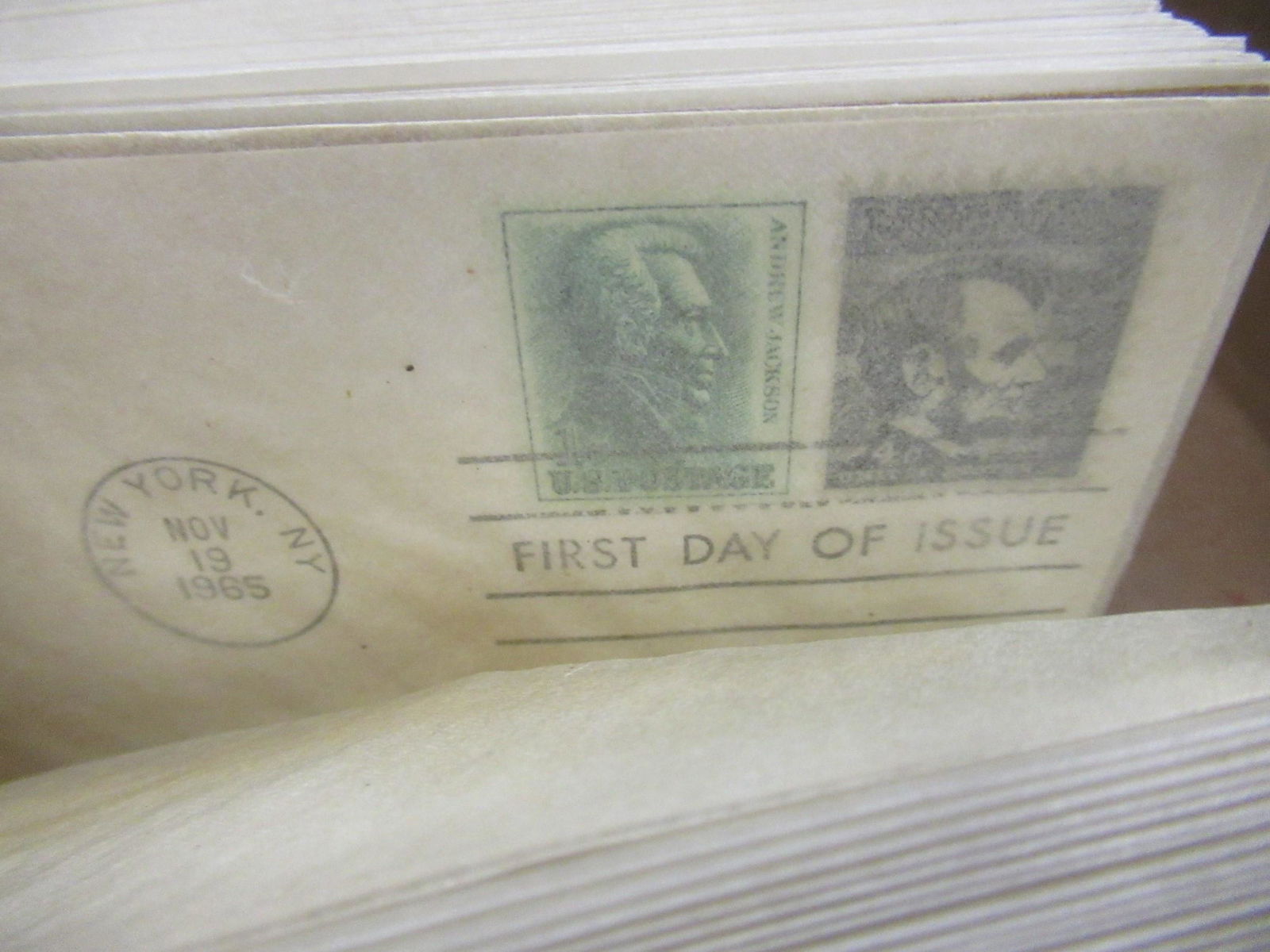 Box Lots Of Stamps & First Day Covers